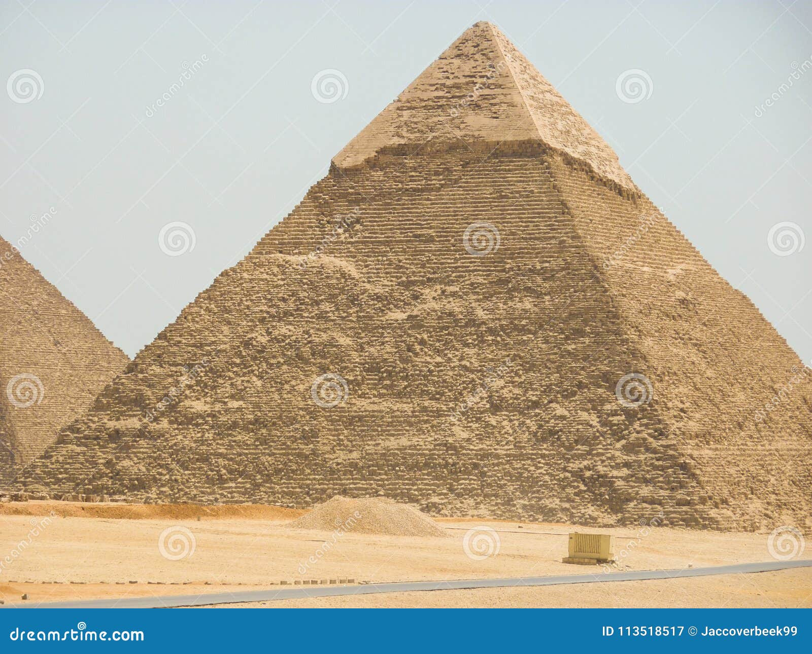 Egypt Pyramids Sand Desert Travel Sun Stock Image - Image of blue, giza ...