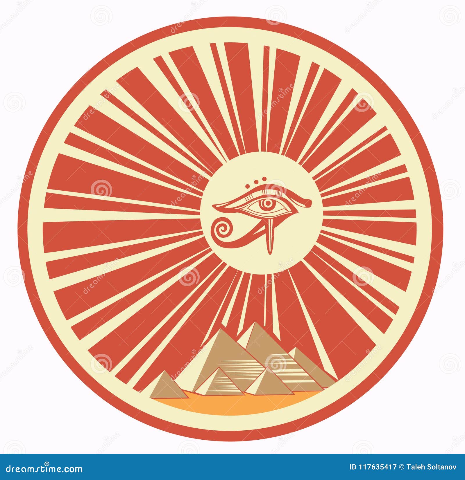 Egypt red vector file stock vector. Illustration of symbol - 117635417