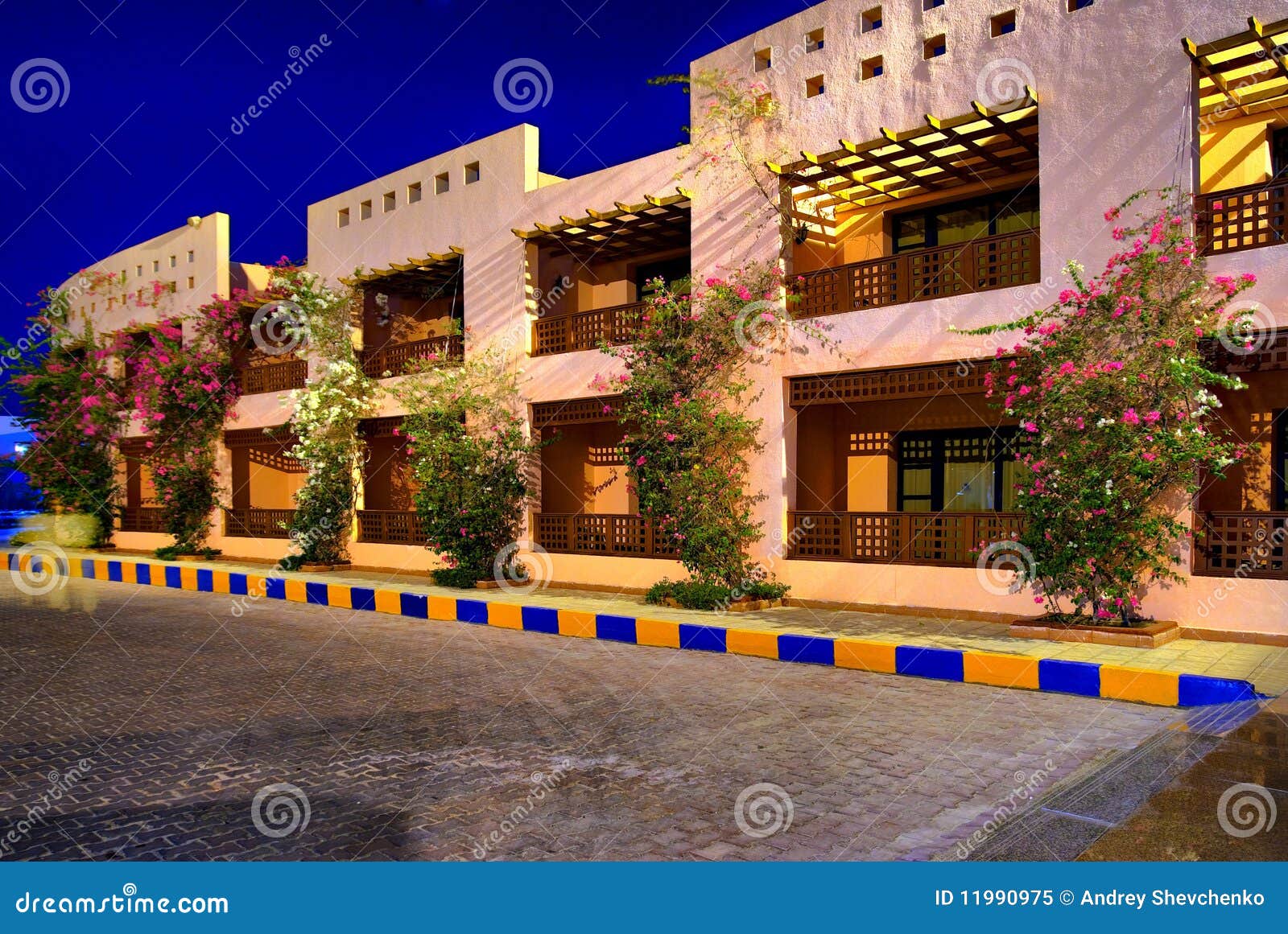Egypt resort night hdr stock image. Image of structure - 11990975