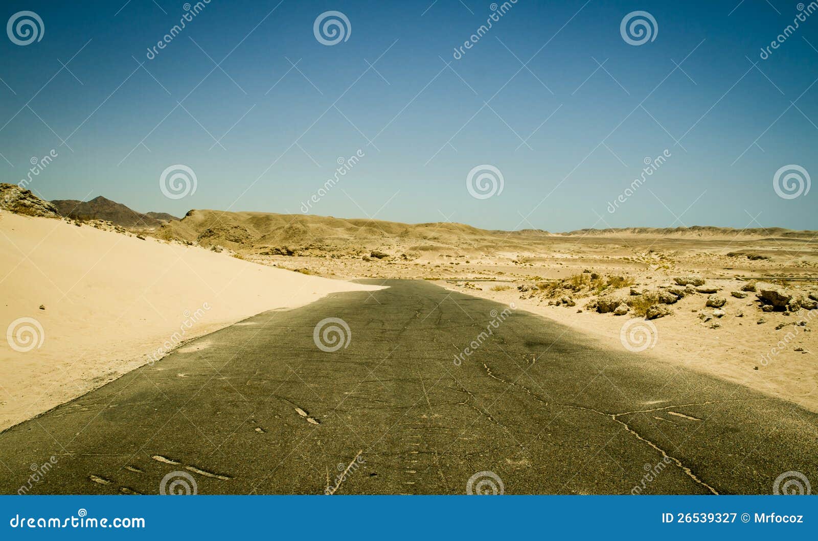 Egypt Road stock image. Image of sand, egypt, point, dividing - 26539327