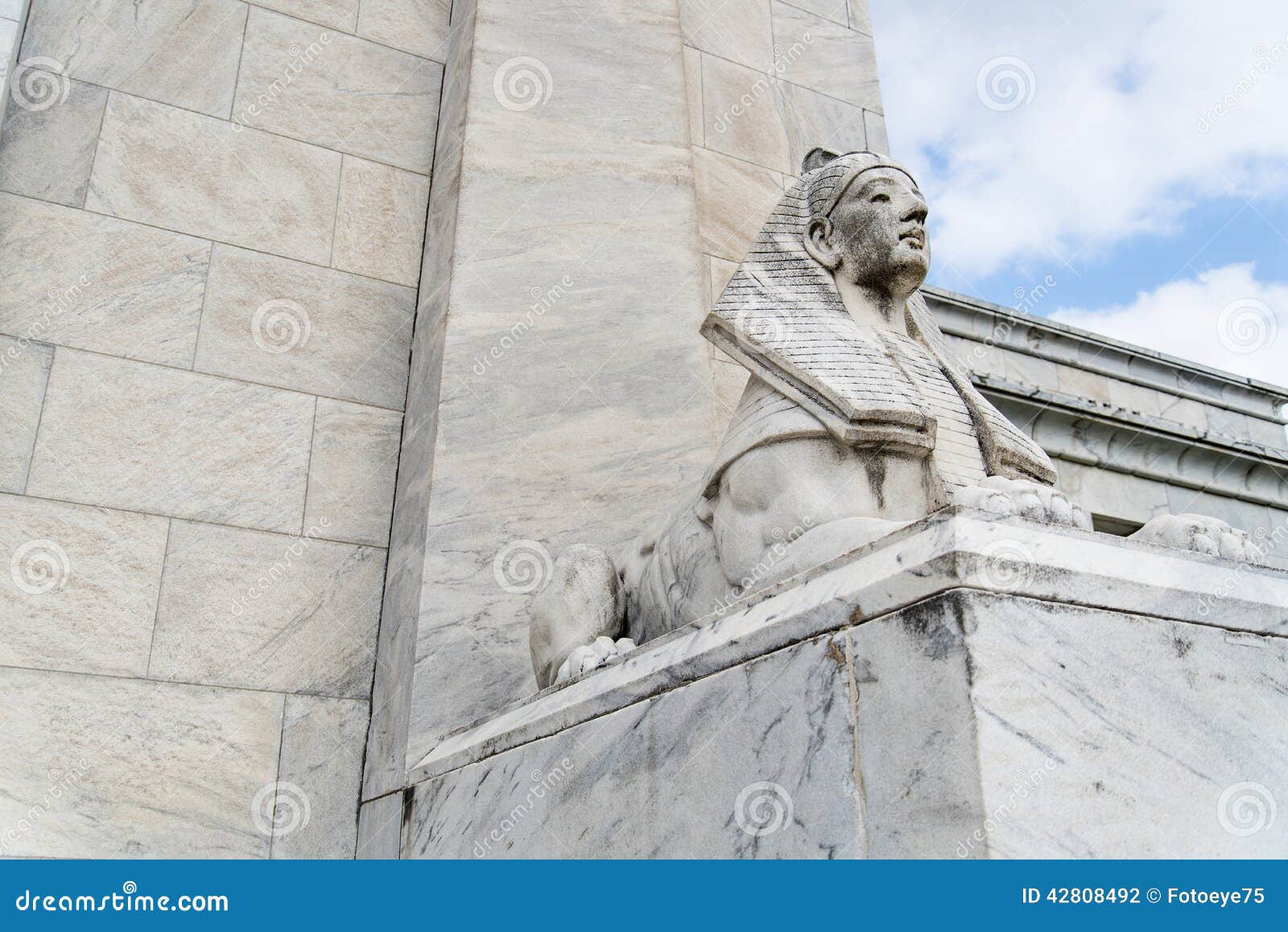 Egypt Sphinx Statue stock photo. Image of stone, matching - 42808492
