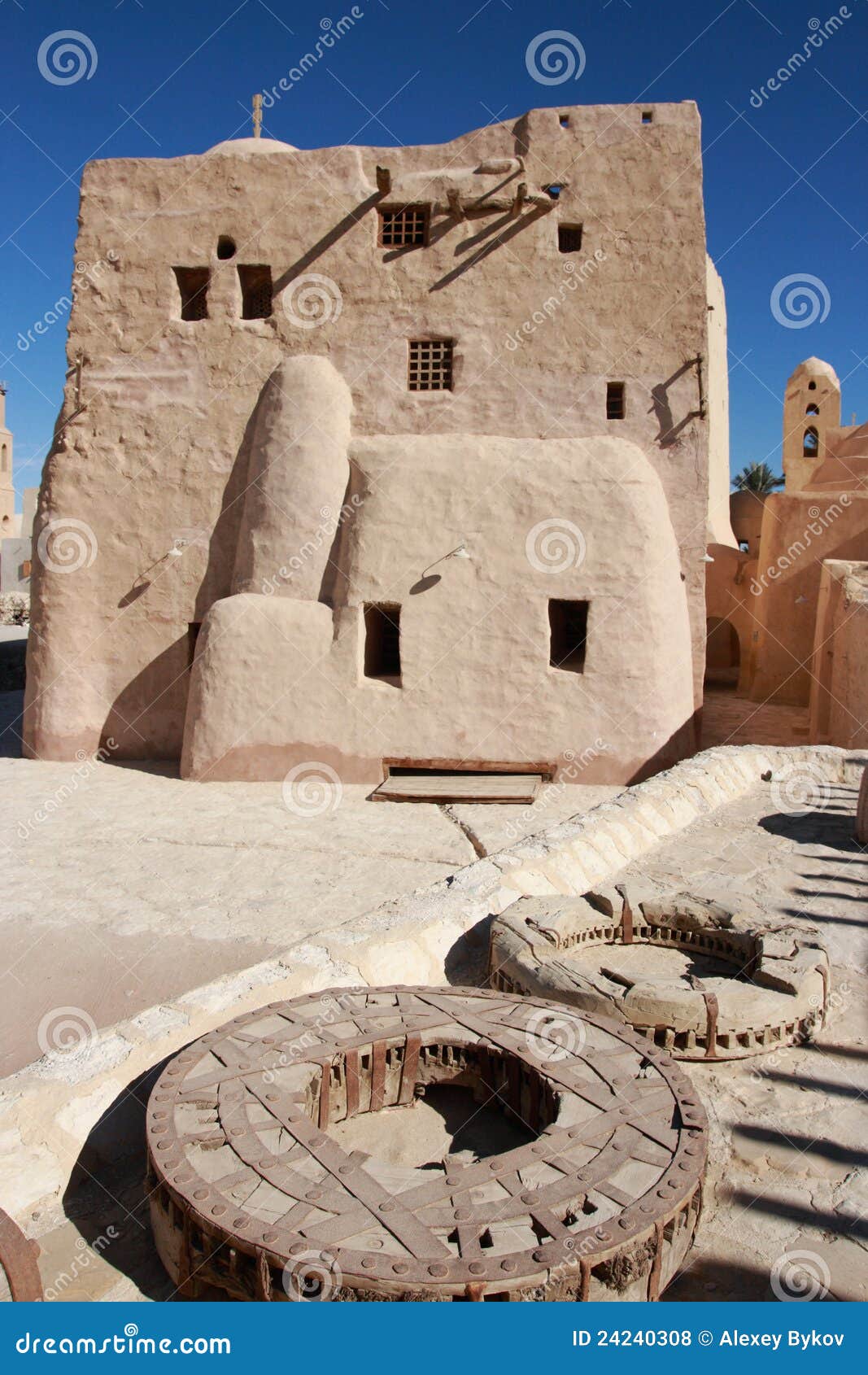 Egypt, St. Antony S Christian Coptic Monastery. Stock Photo - Image of ...