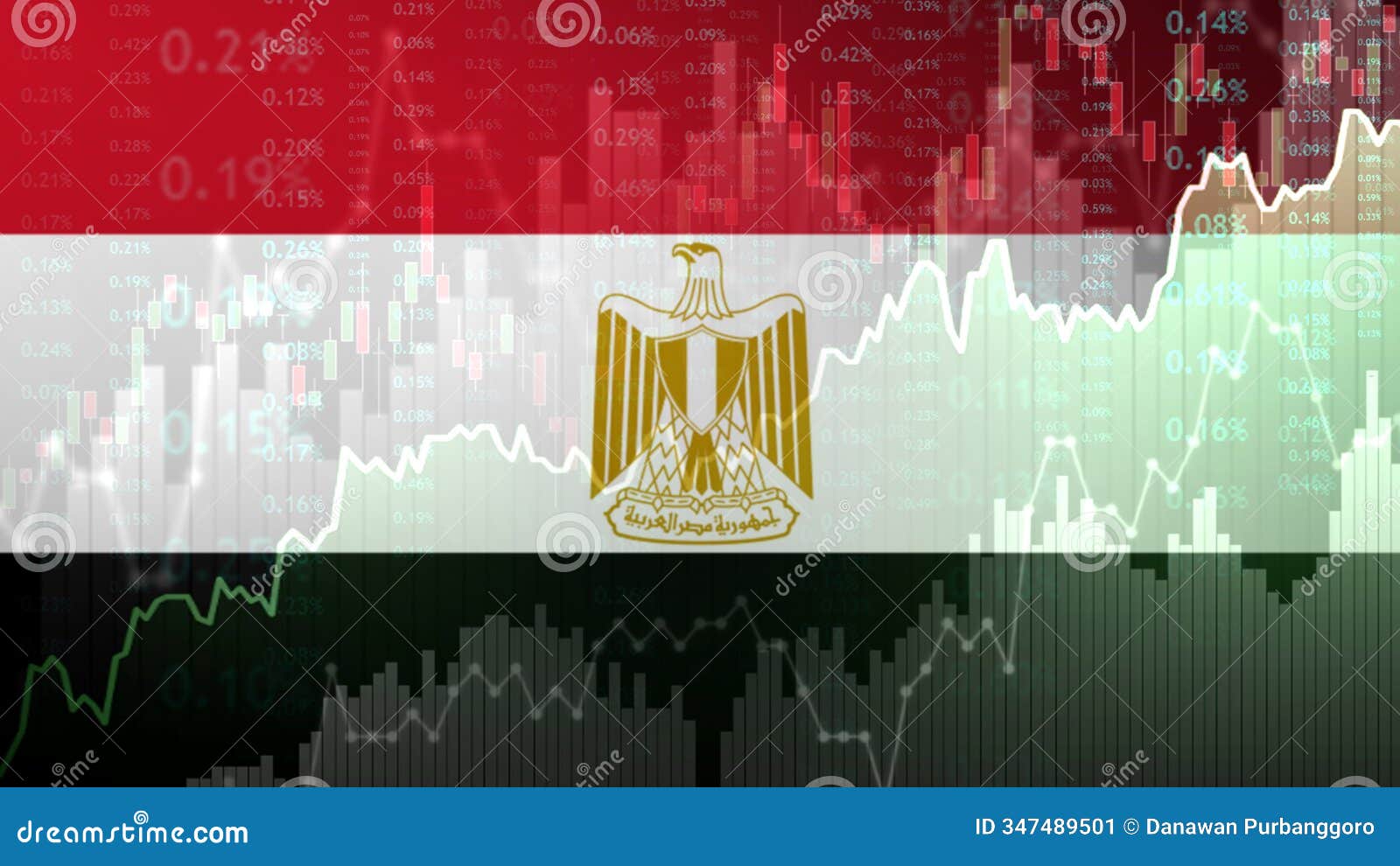 Egypt Financial Growth, Economic Growth, Up Arrow In The Chart Against ...