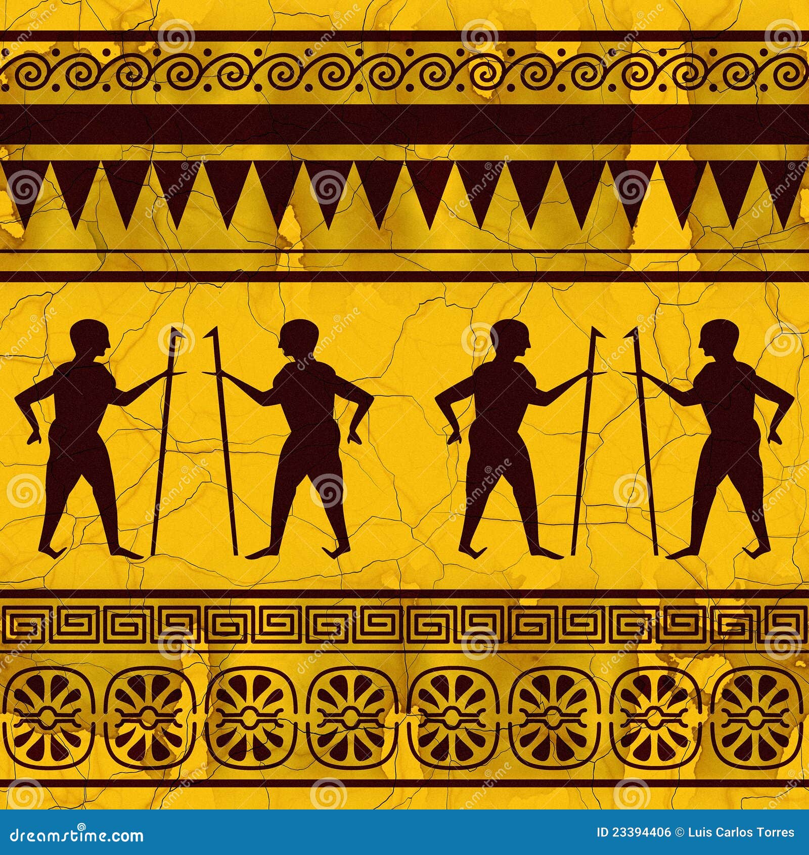 Egypt Theme (Seamless Texture) Stock Illustration - Illustration of ...