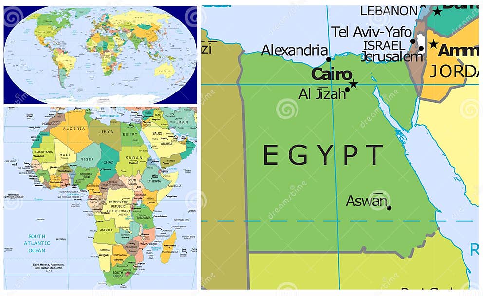 Egypt & World stock illustration. Illustration of indonesia - 83437760