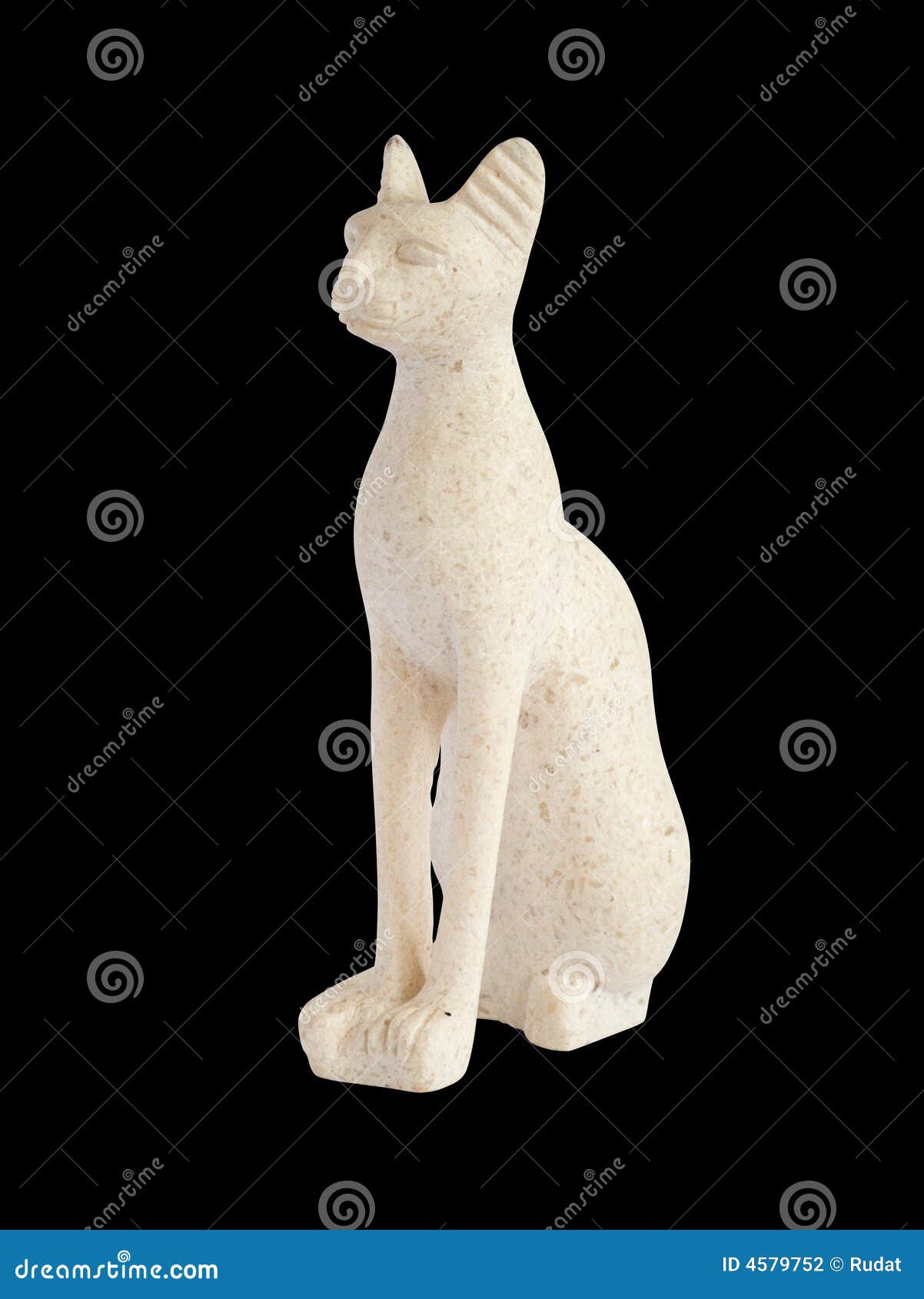 Egyptian alabaster cat stock photo. Image of alabaster - 4579752