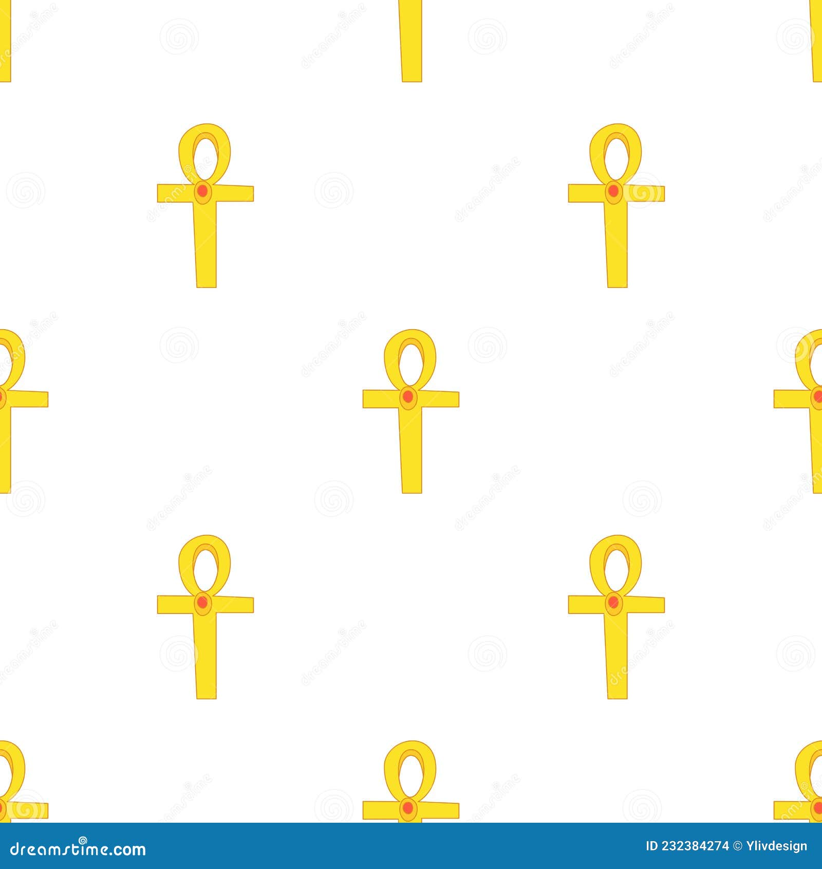 Egyptian Ankh Cross Symbol Design Stock Image | CartoonDealer.com ...