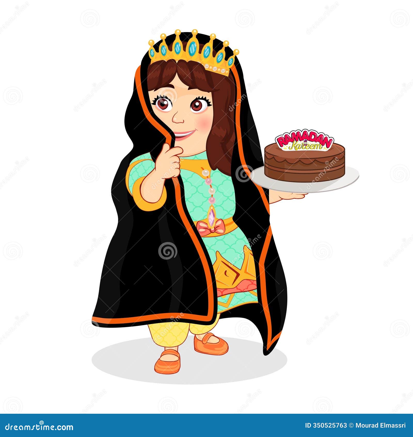 Egyptian Arabian Cartoon Characters Vector Stock Illustration ...