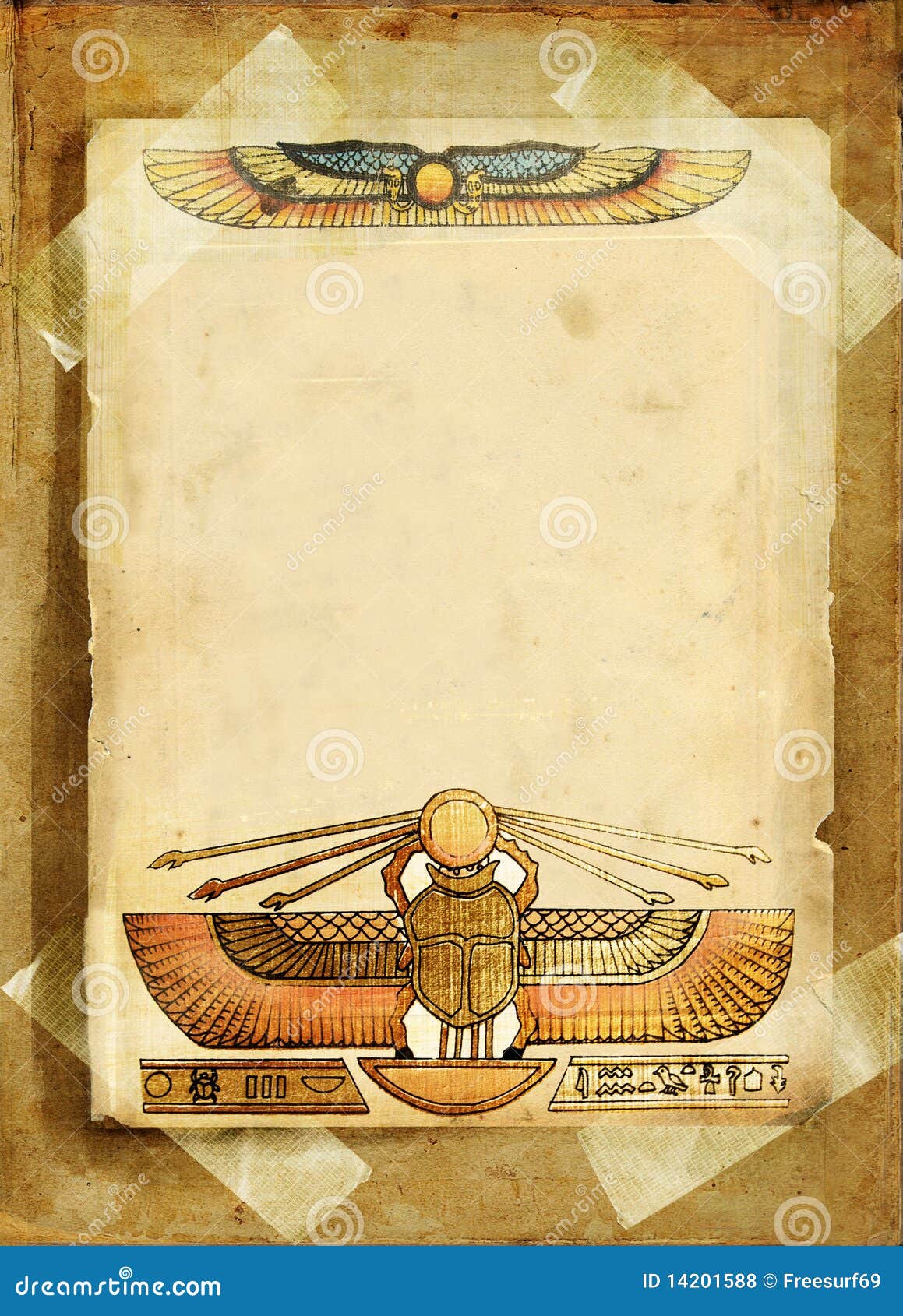 Egyptian background stock illustration. Illustration of frame - 14201588