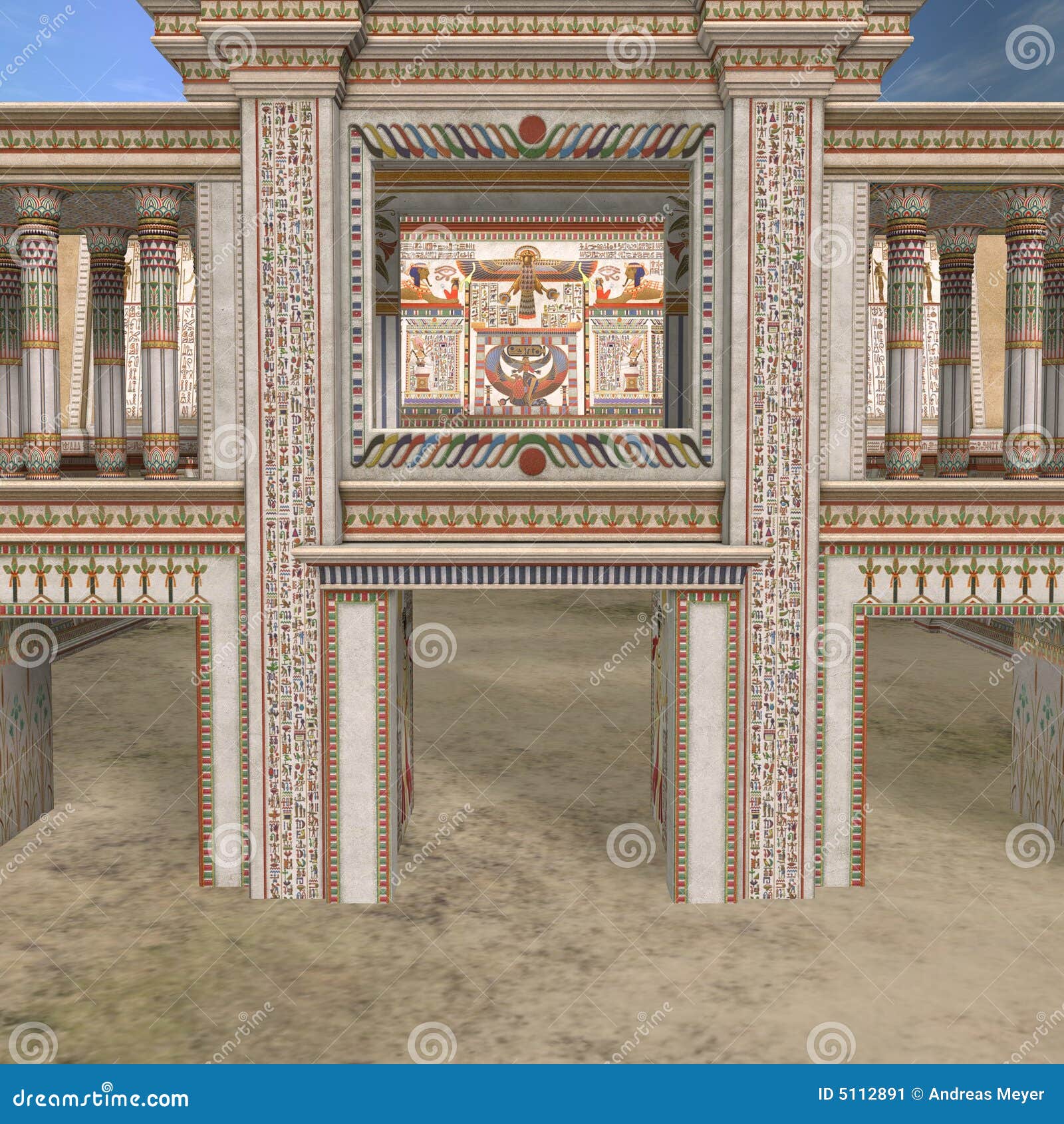 Egyptian Background Royalty-Free Stock Photography | CartoonDealer.com ...