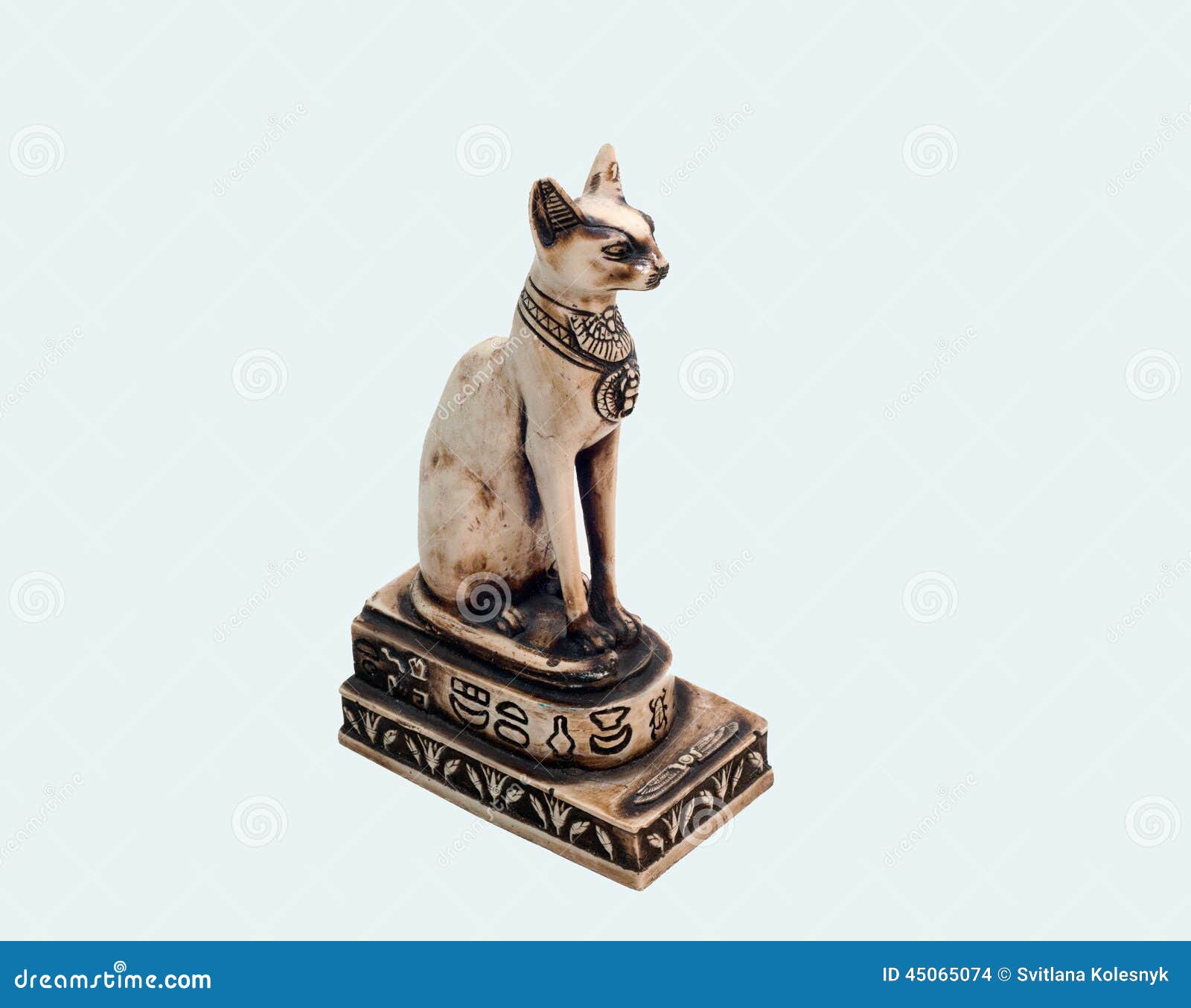 Egyptian cat statue stock photo. Image of retro, design - 45065074