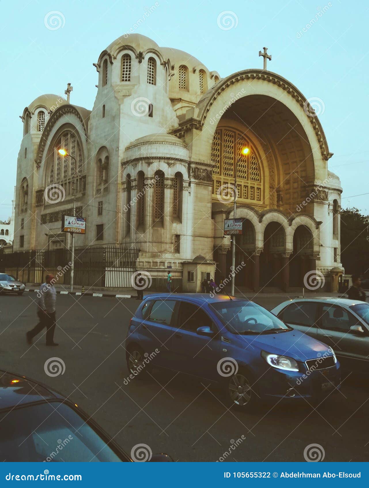 Egyptian Church editorial photography. Image of cross - 105655322