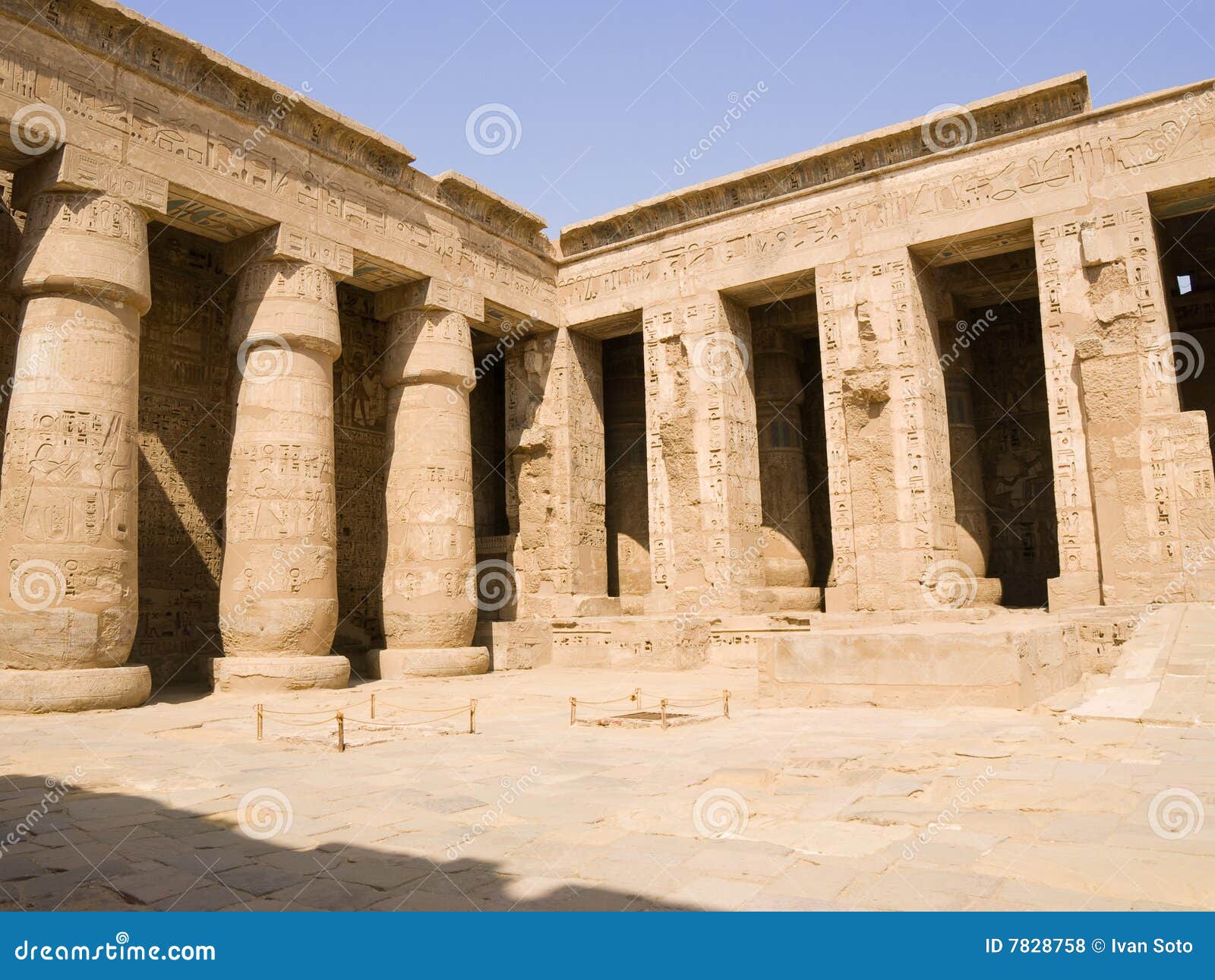 Egyptian Columns Picture. Image: 7828758