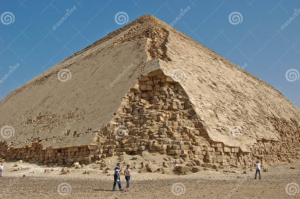 Egyptian damaged pyramid stock photo. Image of climate - 9326622