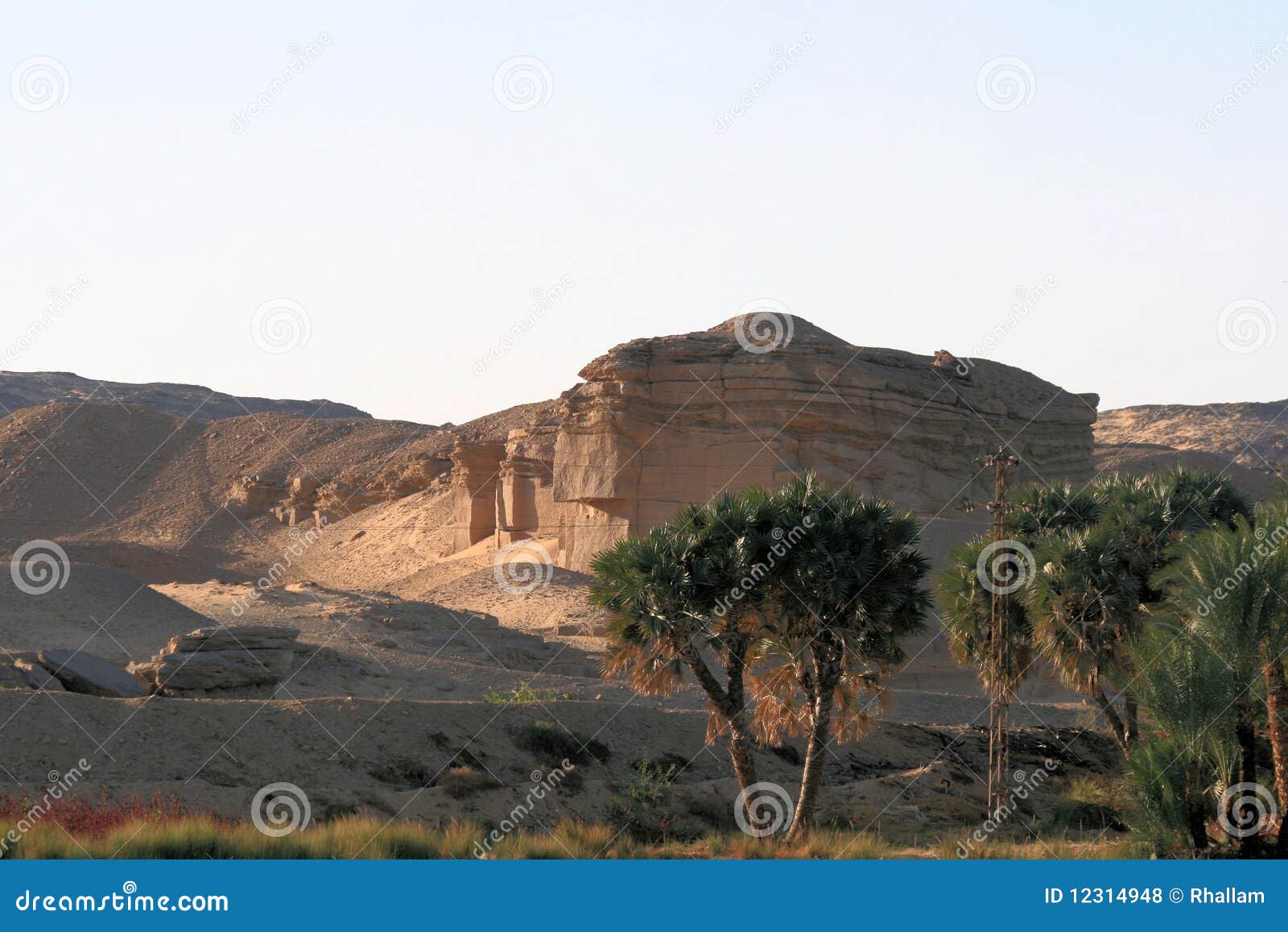 Egyptian desert 2 stock photo. Image of desert, edfu - 12314948