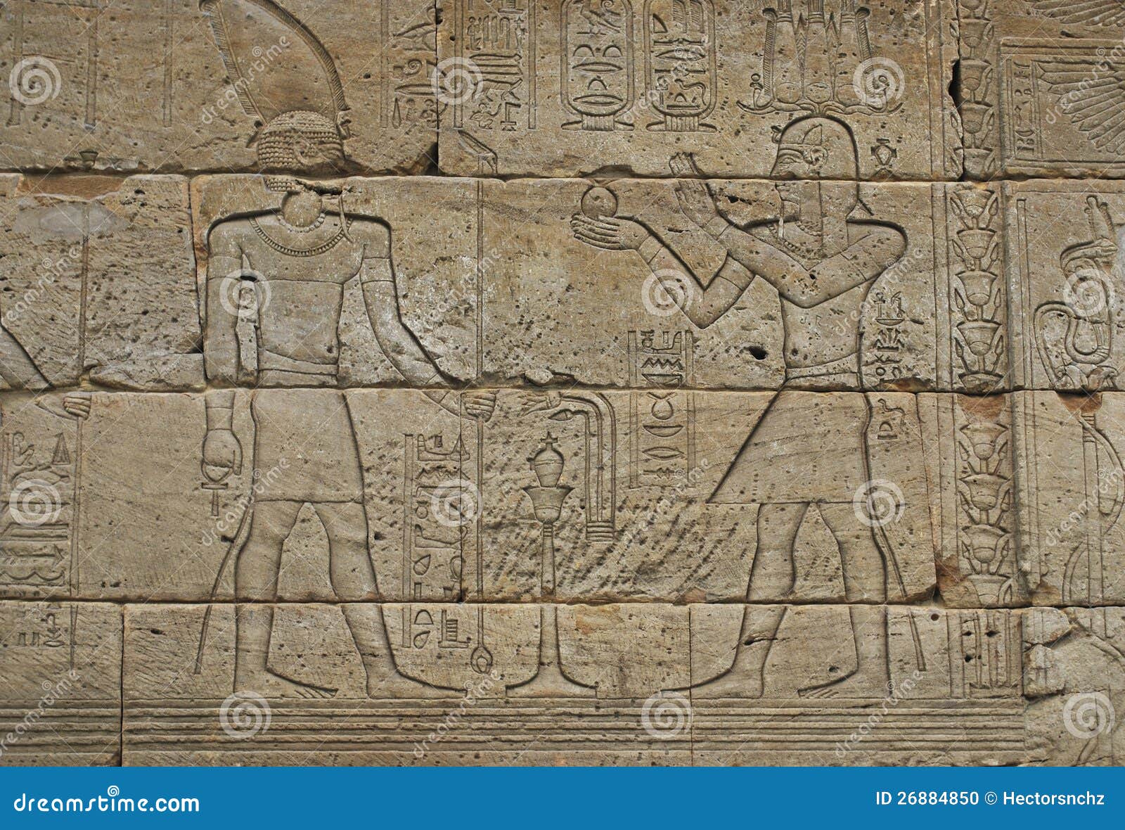 Egyptian engraved stock photo. Image of texture, egypt - 26884850