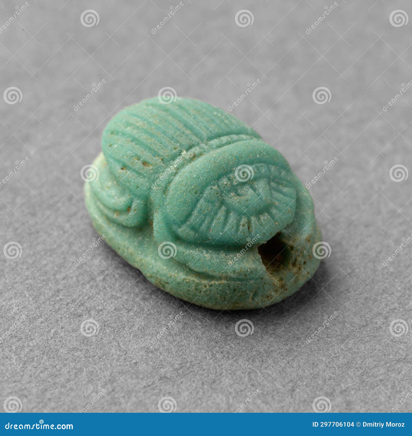 Egyptian Faience Scarab Amulet Stock Photo | CartoonDealer.com #297706104