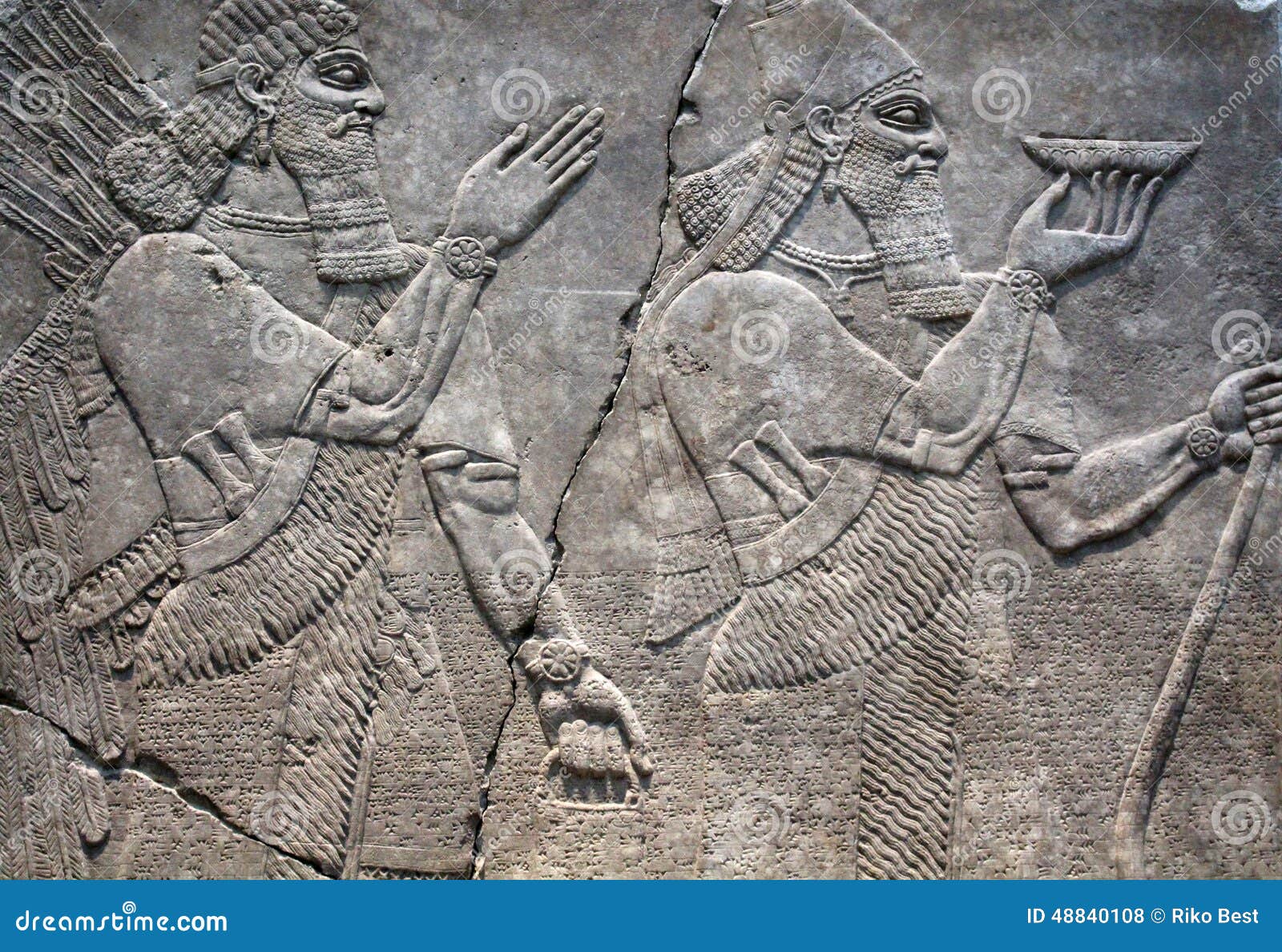 Egyptian Figures on Stone Relief Stock Photo - Image of ancient ...