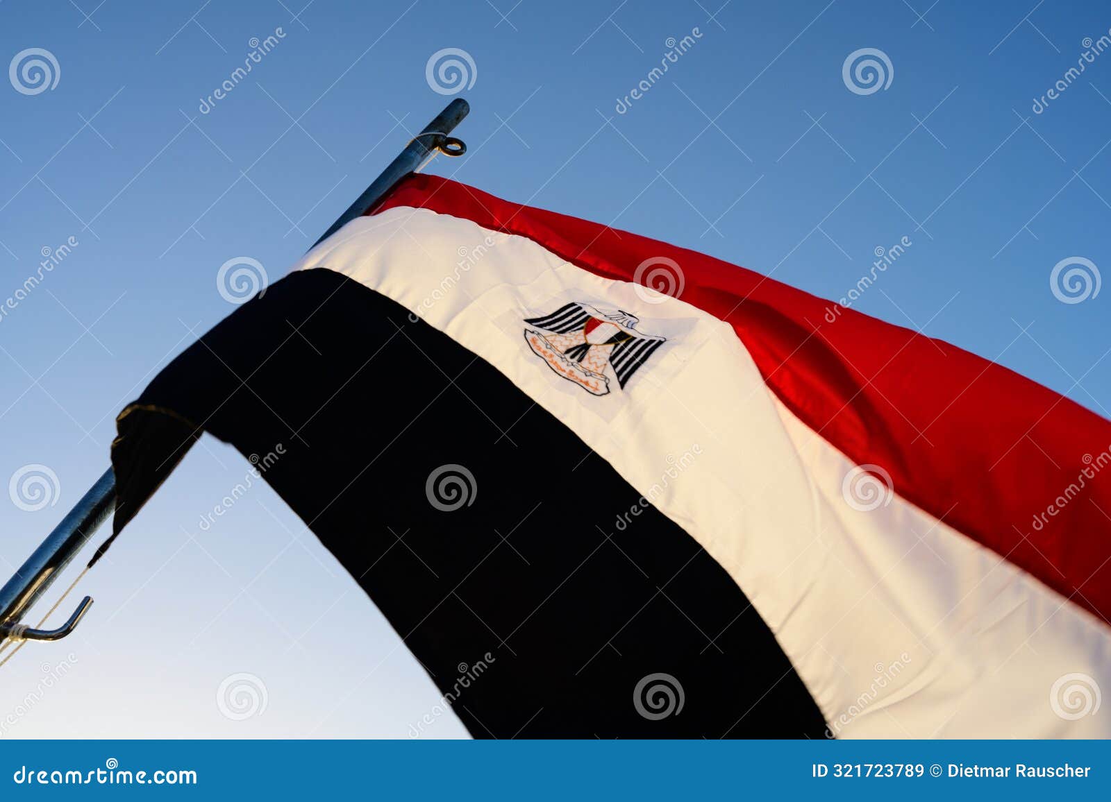 The Egyptian Flag Royalty-Free Stock Photography | CartoonDealer.com ...