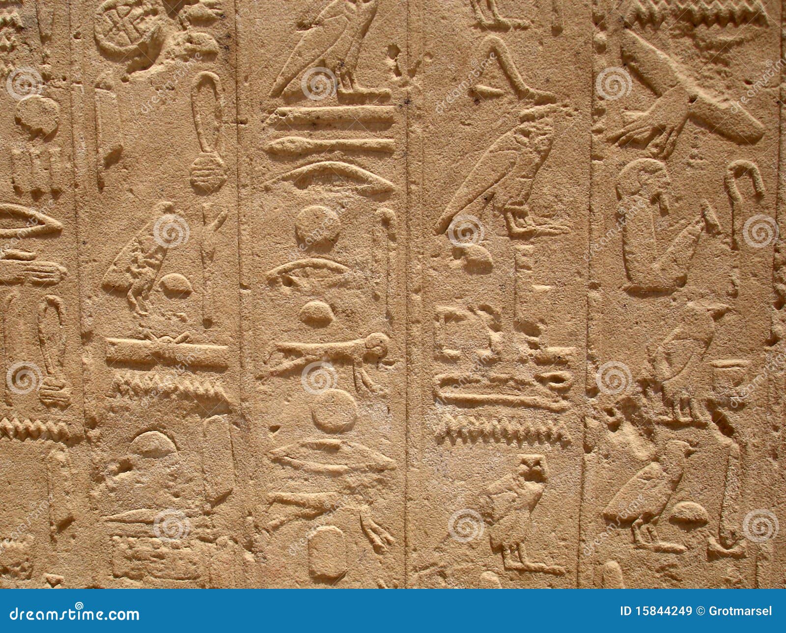 Egyptian Fresco.Texture and Background. Stock Image - Image of ...