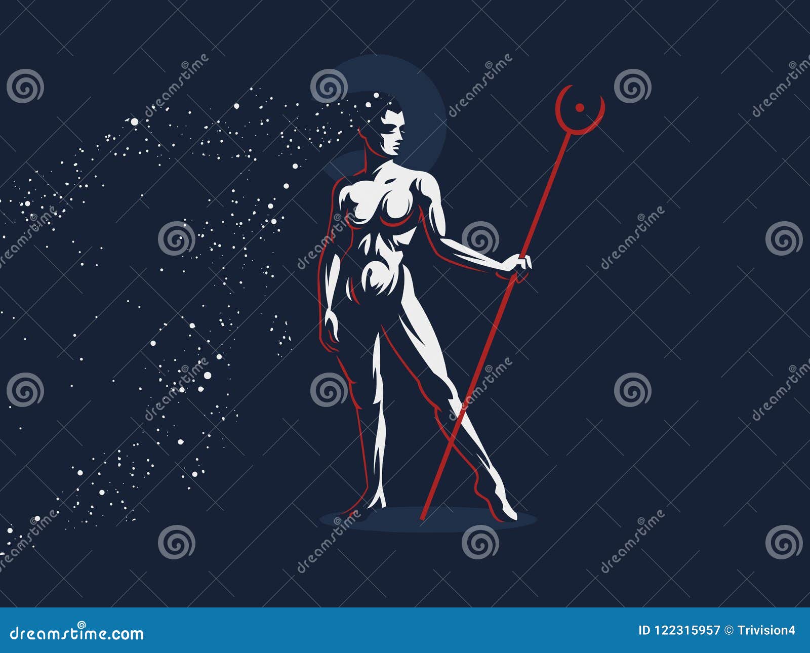 Egyptian goddess Nut. stock vector. Illustration of hieroglyphic ...