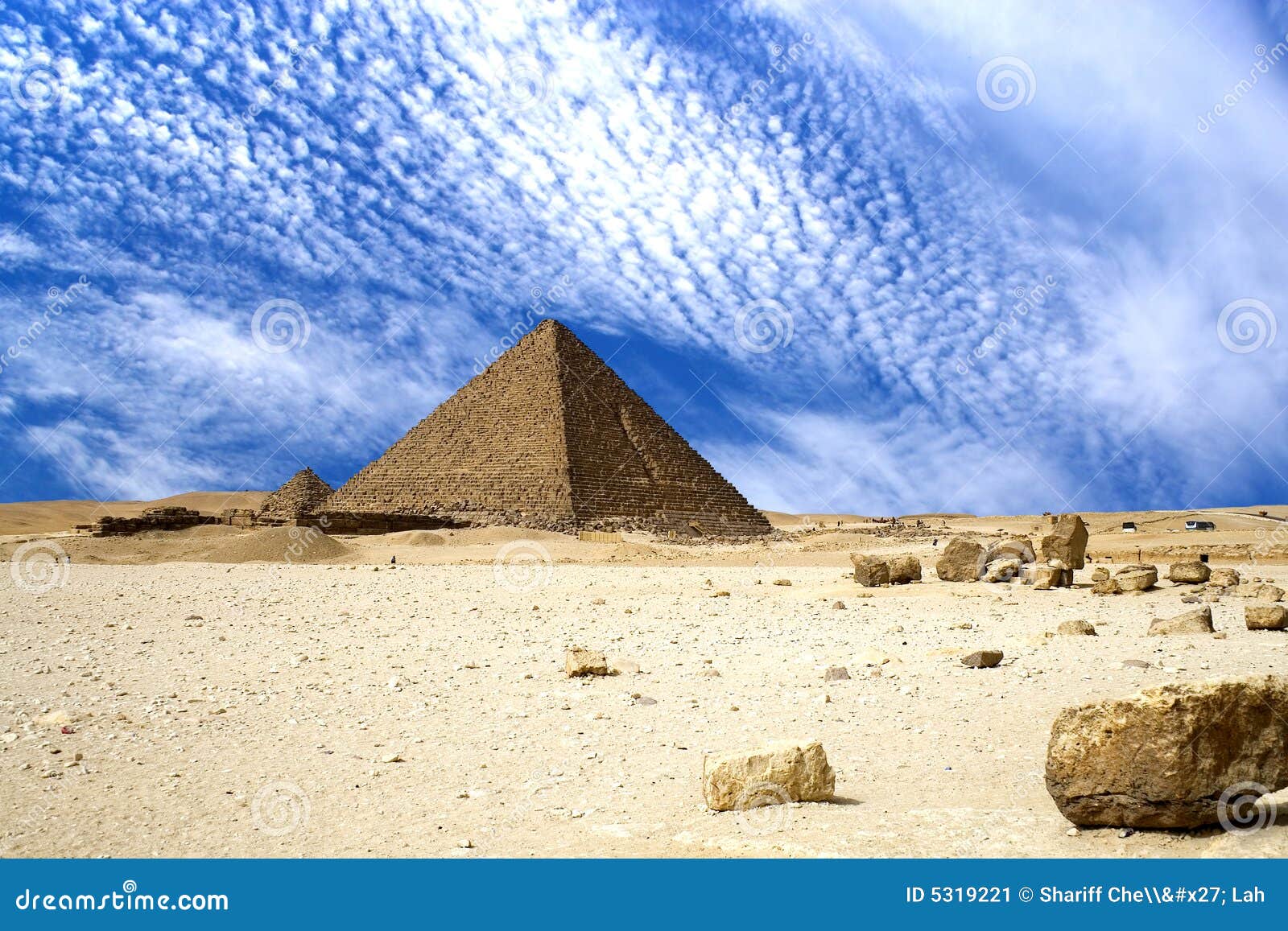 Egyptian Great Pyramids Royalty-Free Stock Photography | CartoonDealer ...