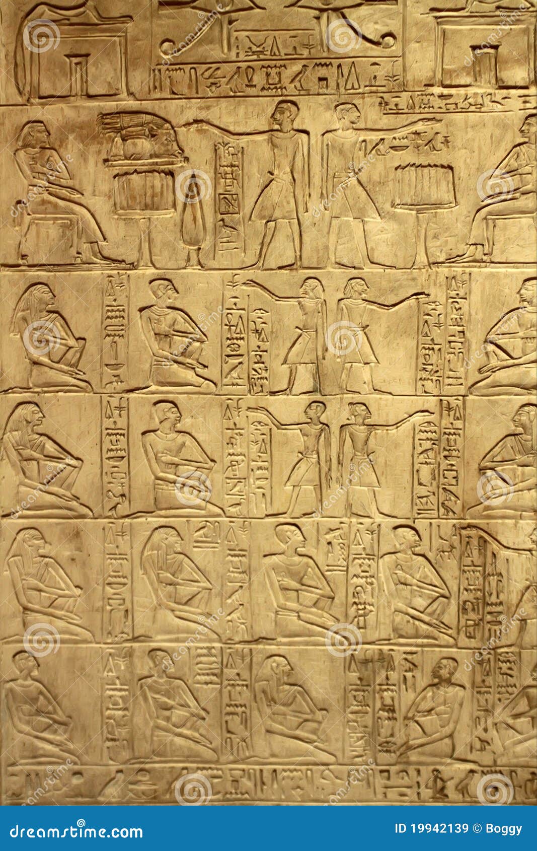 Egyptian hieroglyphics stock image. Image of hieroglyphics - 19942139