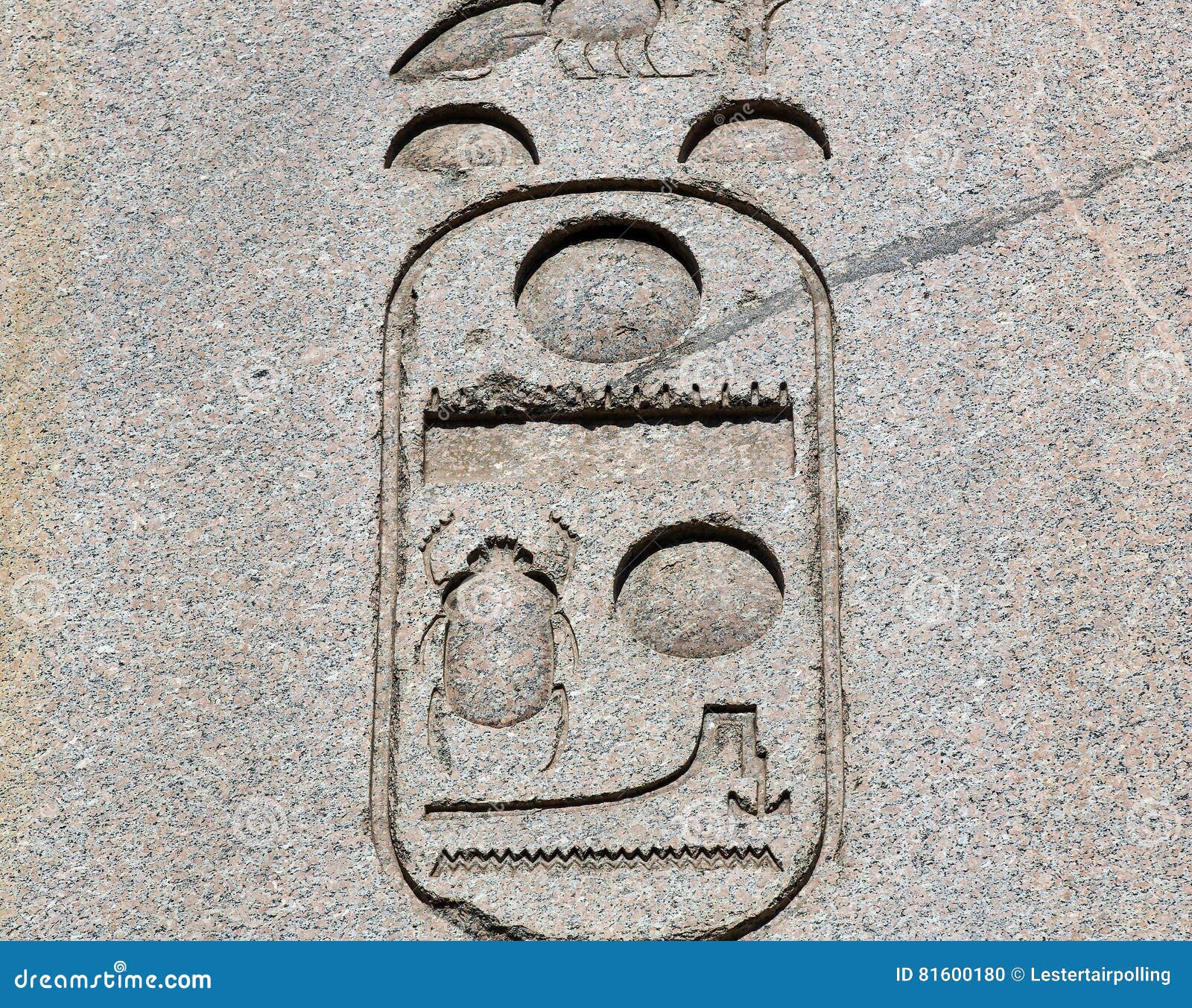 Egyptian Hieroglyphics on the Ancient Stock Photo - Image of ...