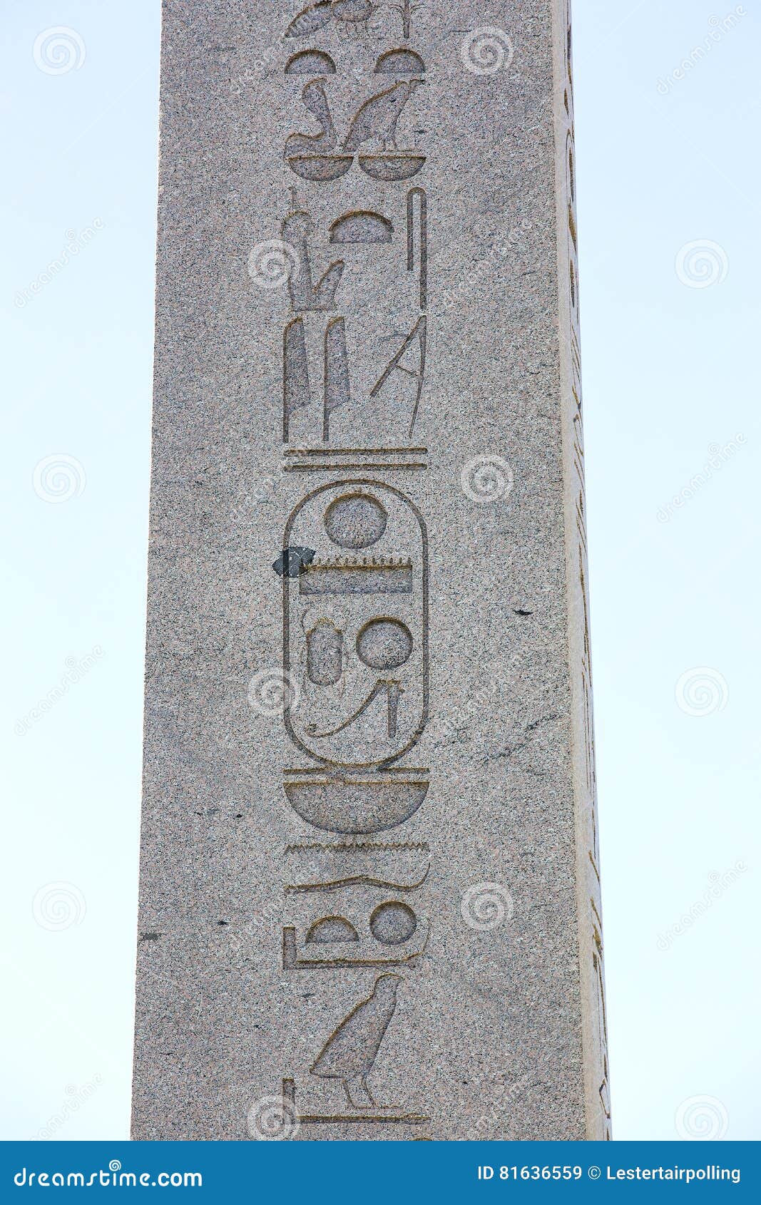 Egyptian Hieroglyphics on the Ancient Stock Image - Image of rock ...