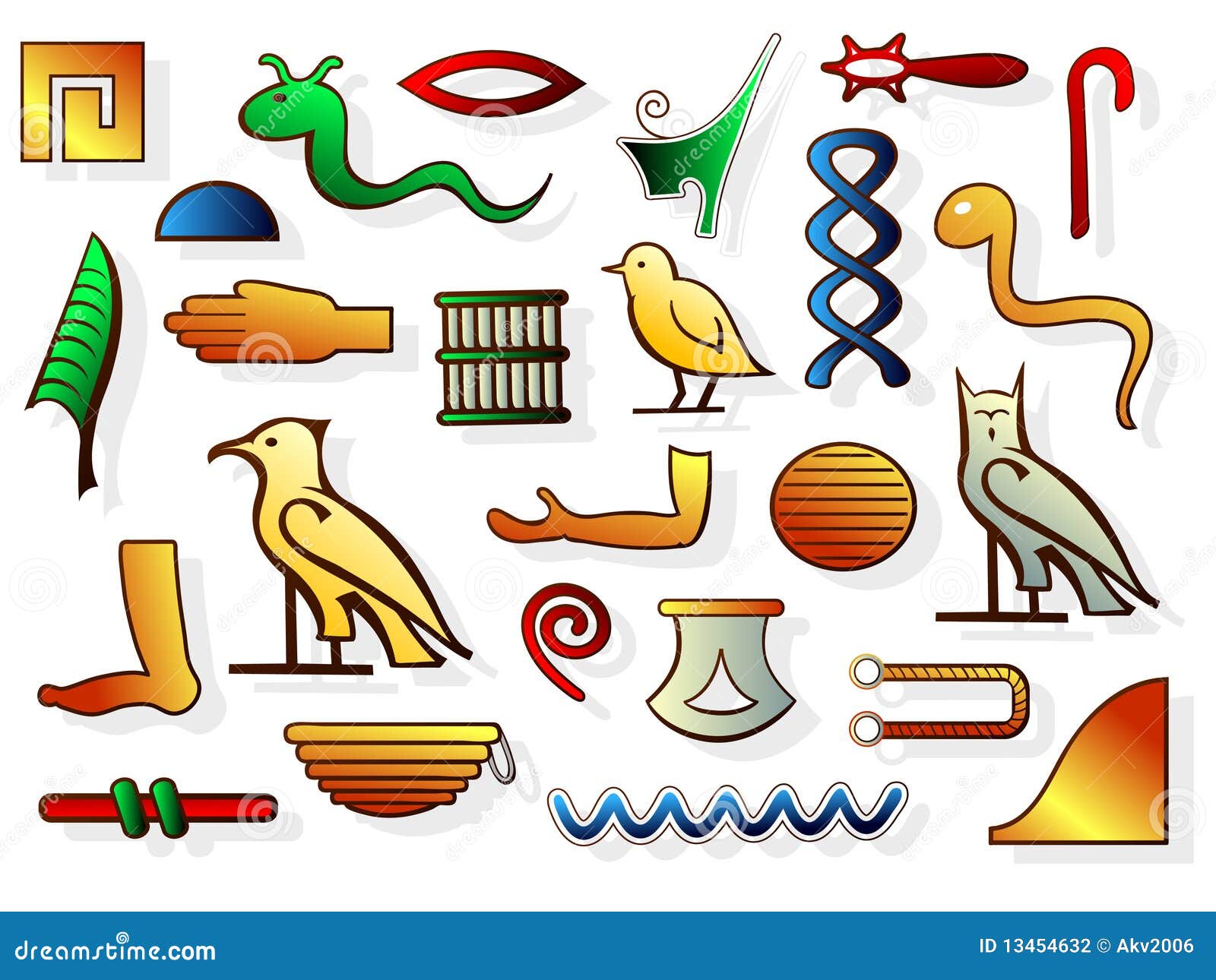 Egyptian Hieroglyphs Stock Photography - Image: 13454632