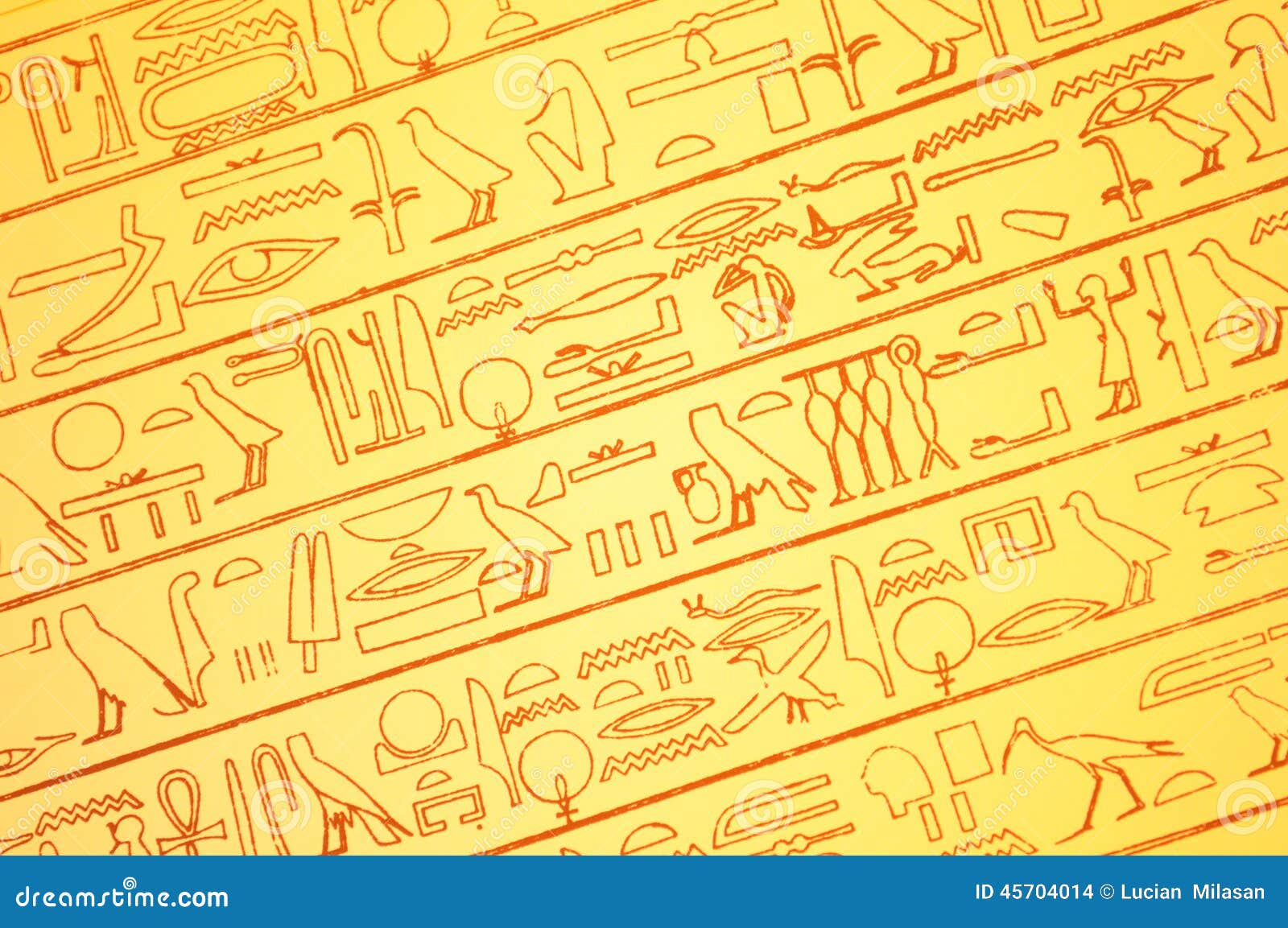 Egyptian hieroglyphs stock photo. Image of abstract, antique - 45704014