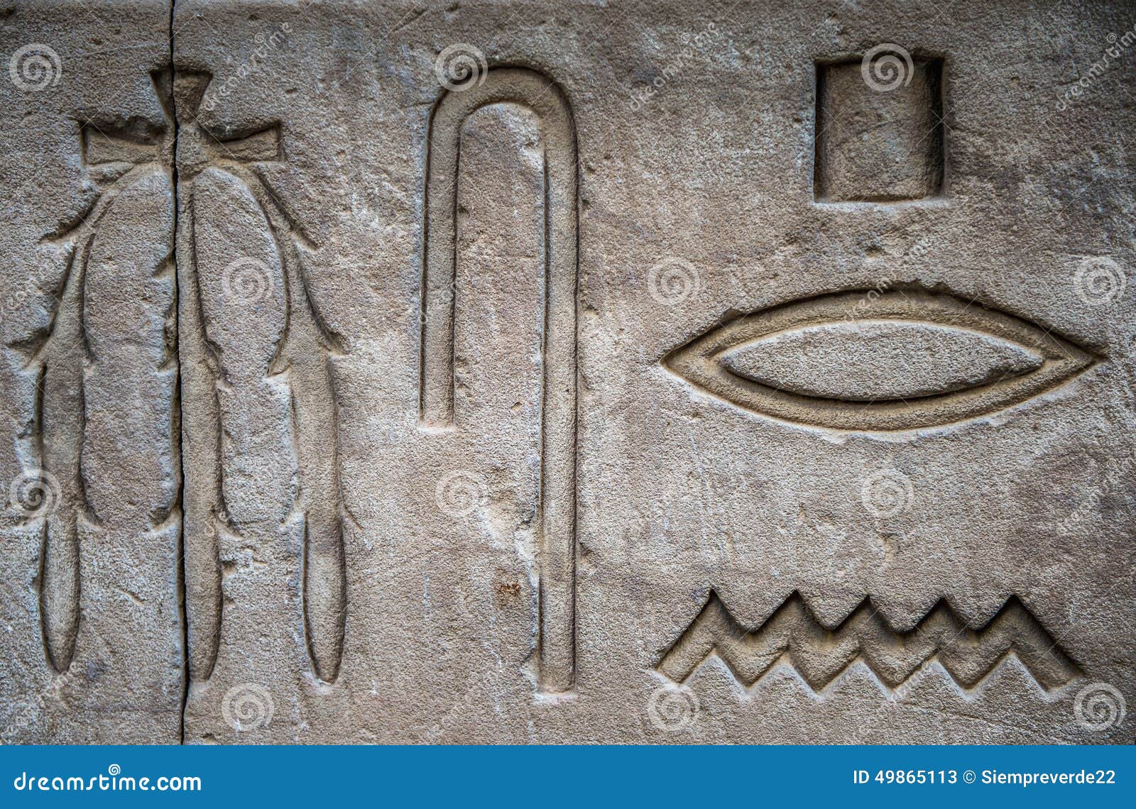 Egyptian hieroglyphs stock illustration. Illustration of heritage ...