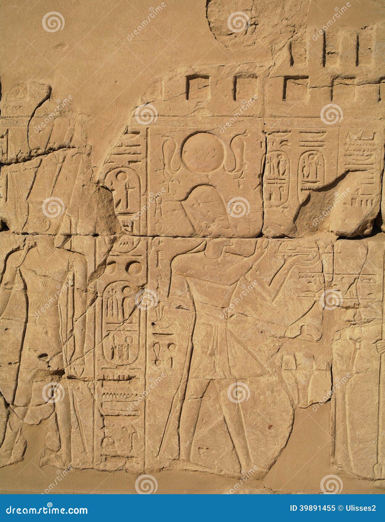 Egyptian Hieroglyphs Engraved on Stone Stock Image - Image of luxor ...