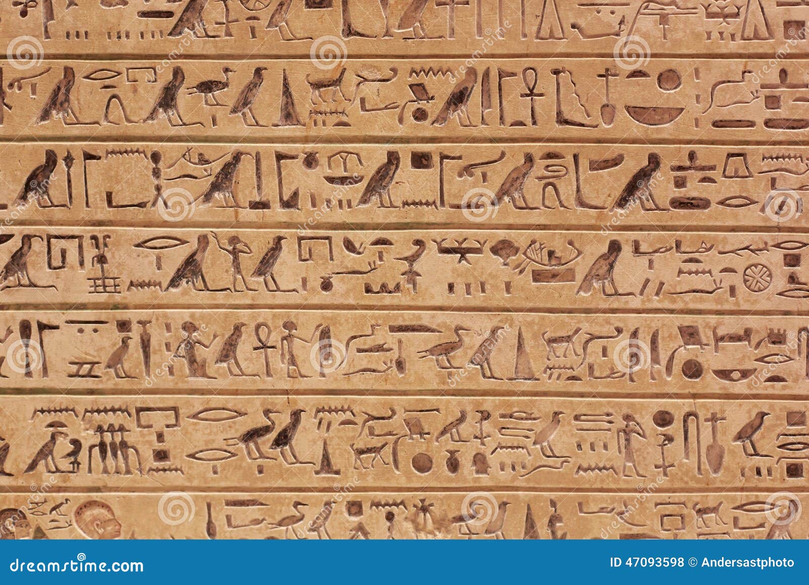 Egyptian Hieroglyphs Stone Background Stock Photo - Image of culture ...