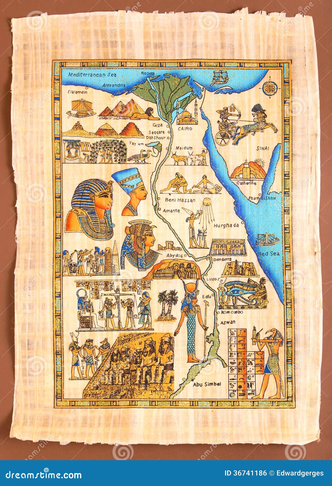 Ancient Papyrus Map Gold Stock Photos - Free & Royalty-Free Stock ...