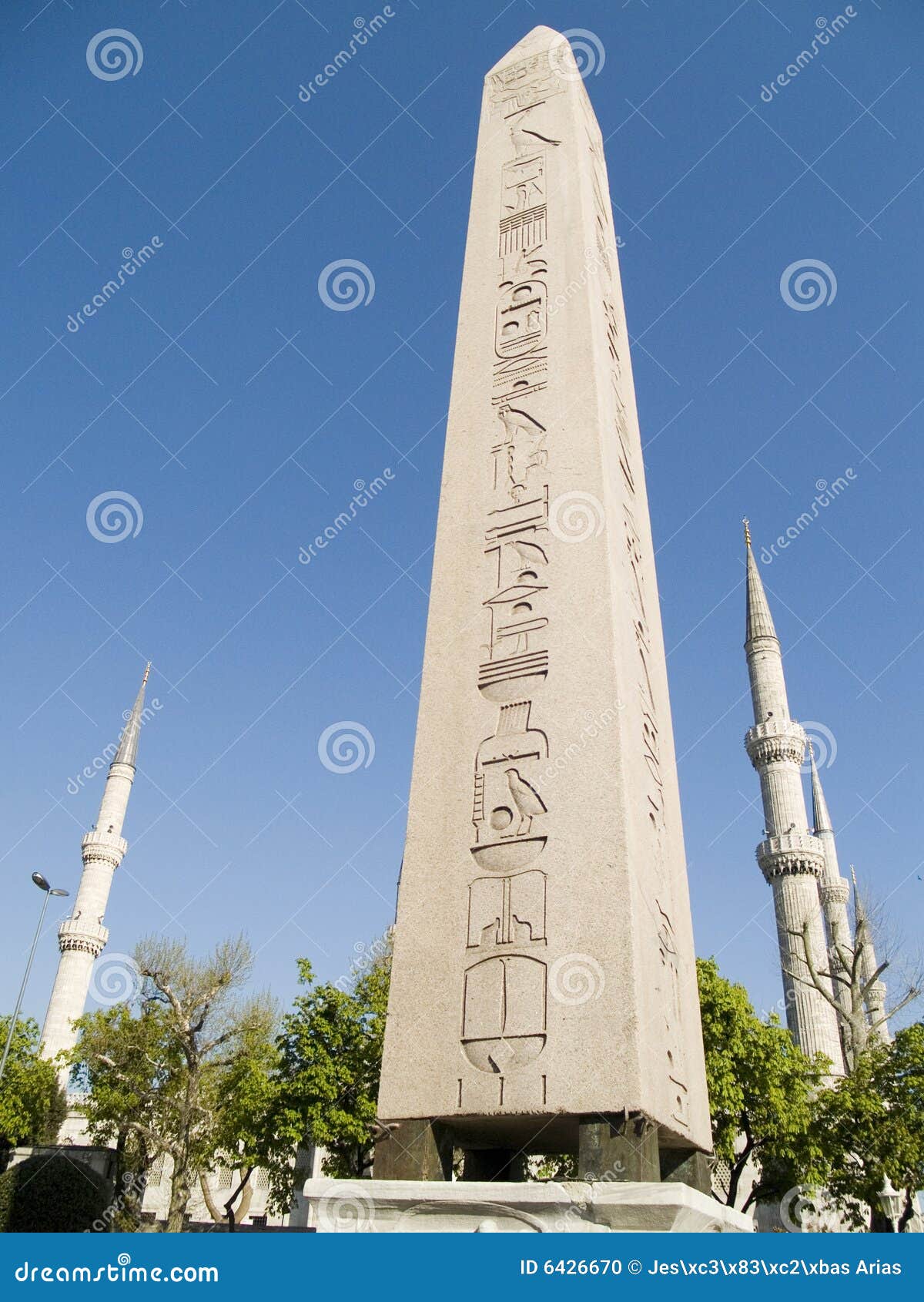 Egyptian monolith stock photo. Image of minaret, turkish - 6426670