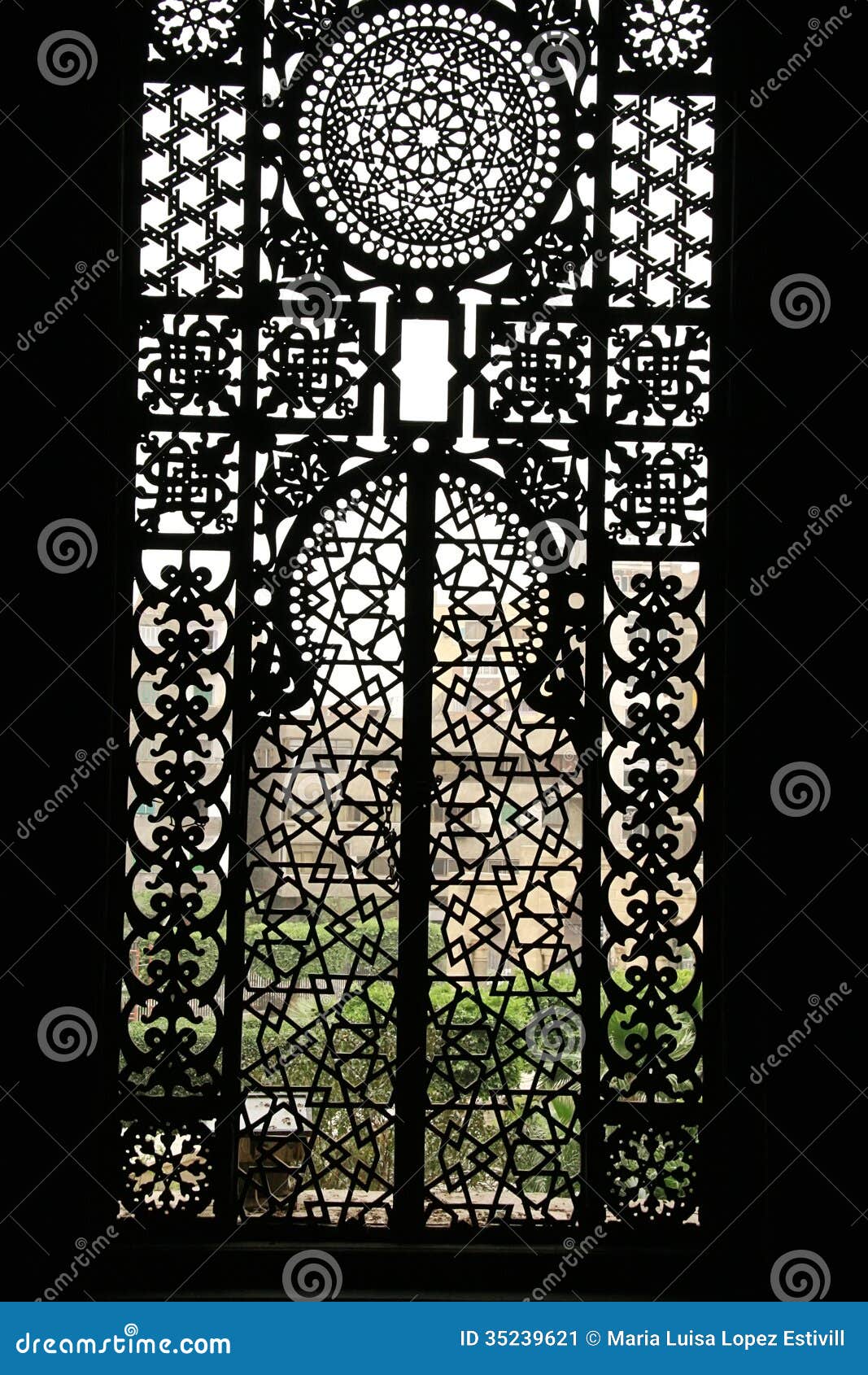 Egyptian Mosque window stock image. Image of palace, detail - 35239621