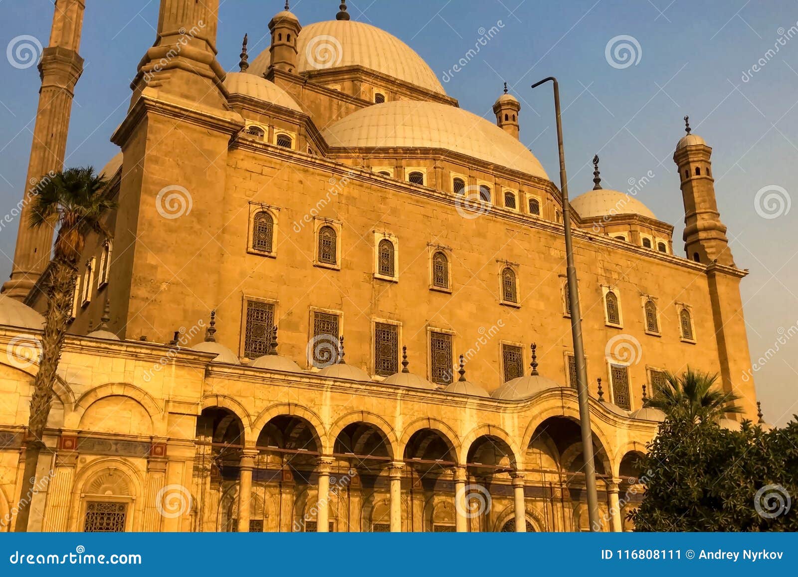 Egyptian Mosques. the Mosque the Muslim Temple in Egypt Stock Image ...