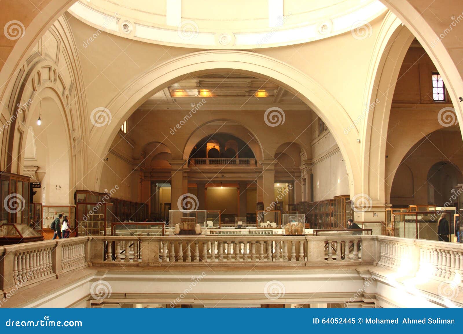 The Egyptian Museum from Inside in Cairo in Egypt in Africa Editorial ...
