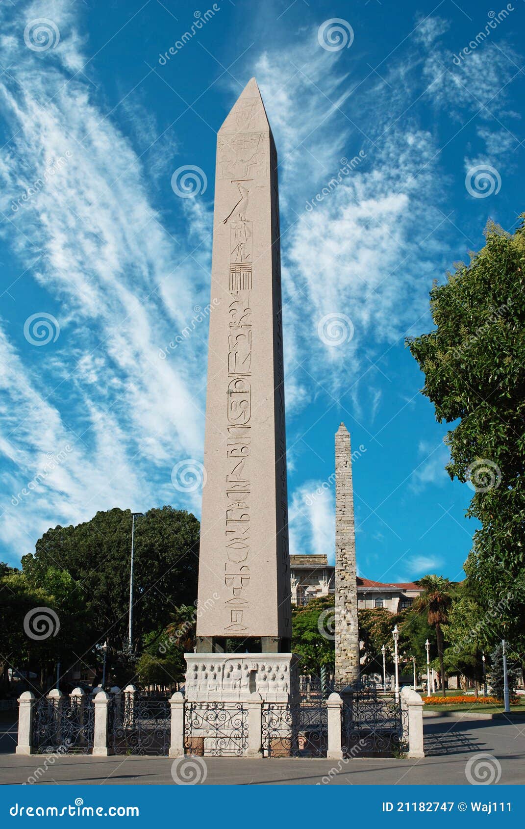 Egyptian Obelisk at Ancient Hippodrome in Istanbul Stock Image - Image ...