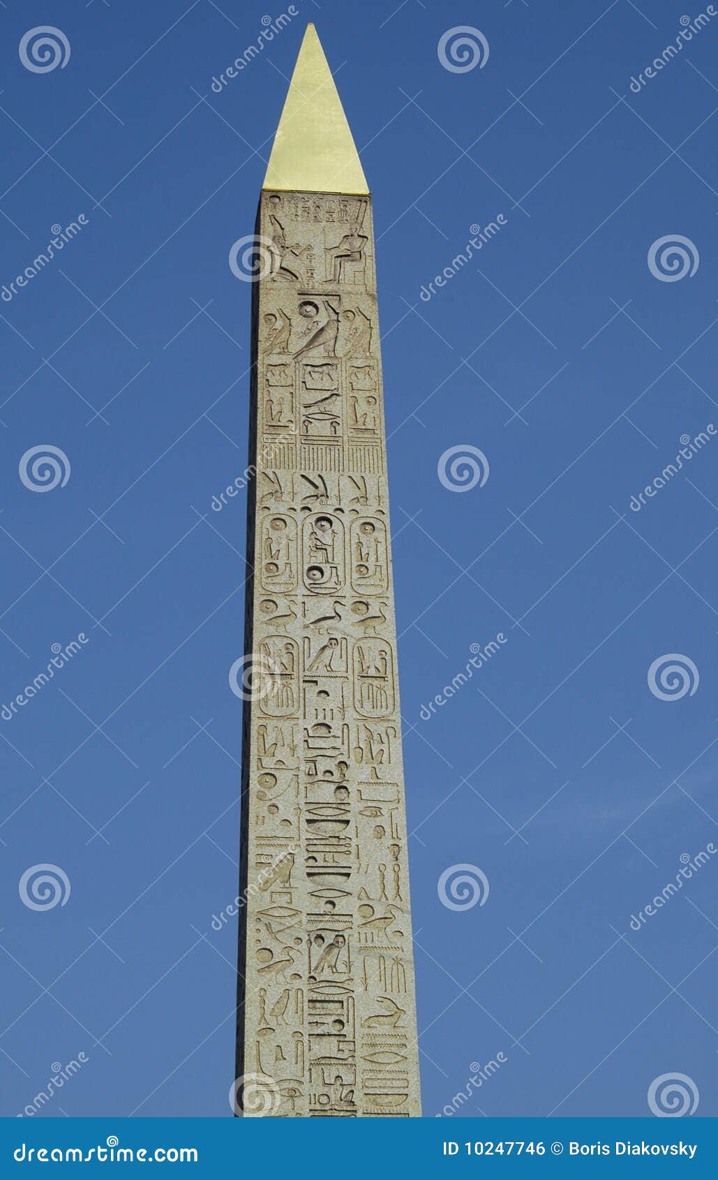 Egyptian Obelisk in Paris stock photo. Image of cobblestone - 10247746