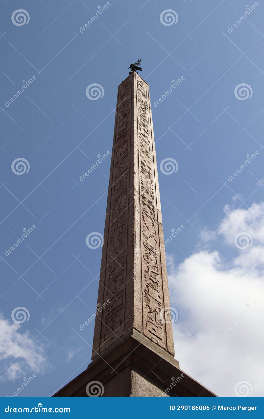 Egyptian Obelisk Statue in Rome in Italy Stock Photo - Image of italy ...