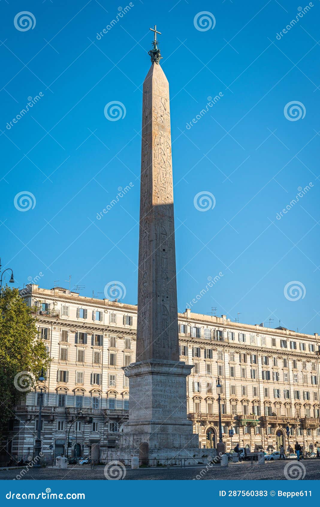 Egyptian Obelisks Around Rome Editorial Stock Photo - Image of brick ...