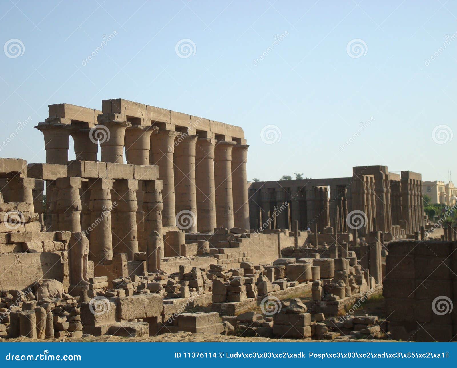 Egyptian palace stock photo. Image of history, ruins - 11376114