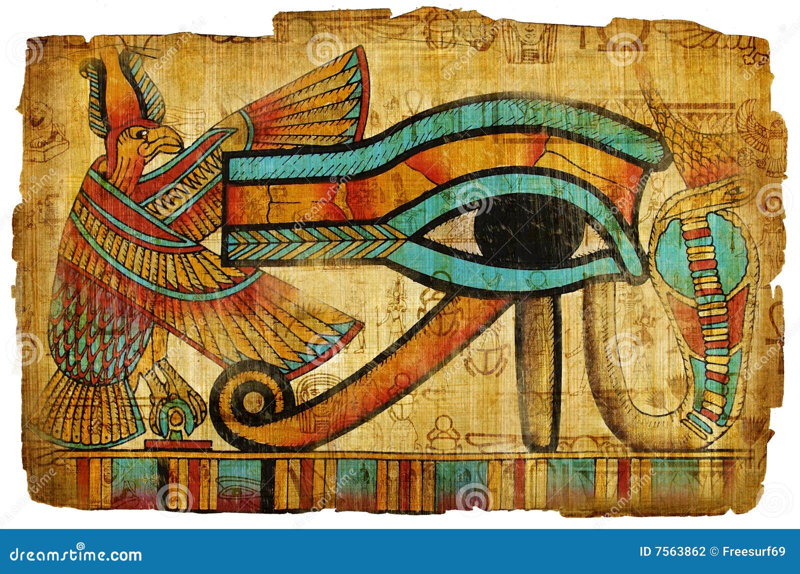 Egyptian papyrus stock photo. Image of ancient, natural - 7563862