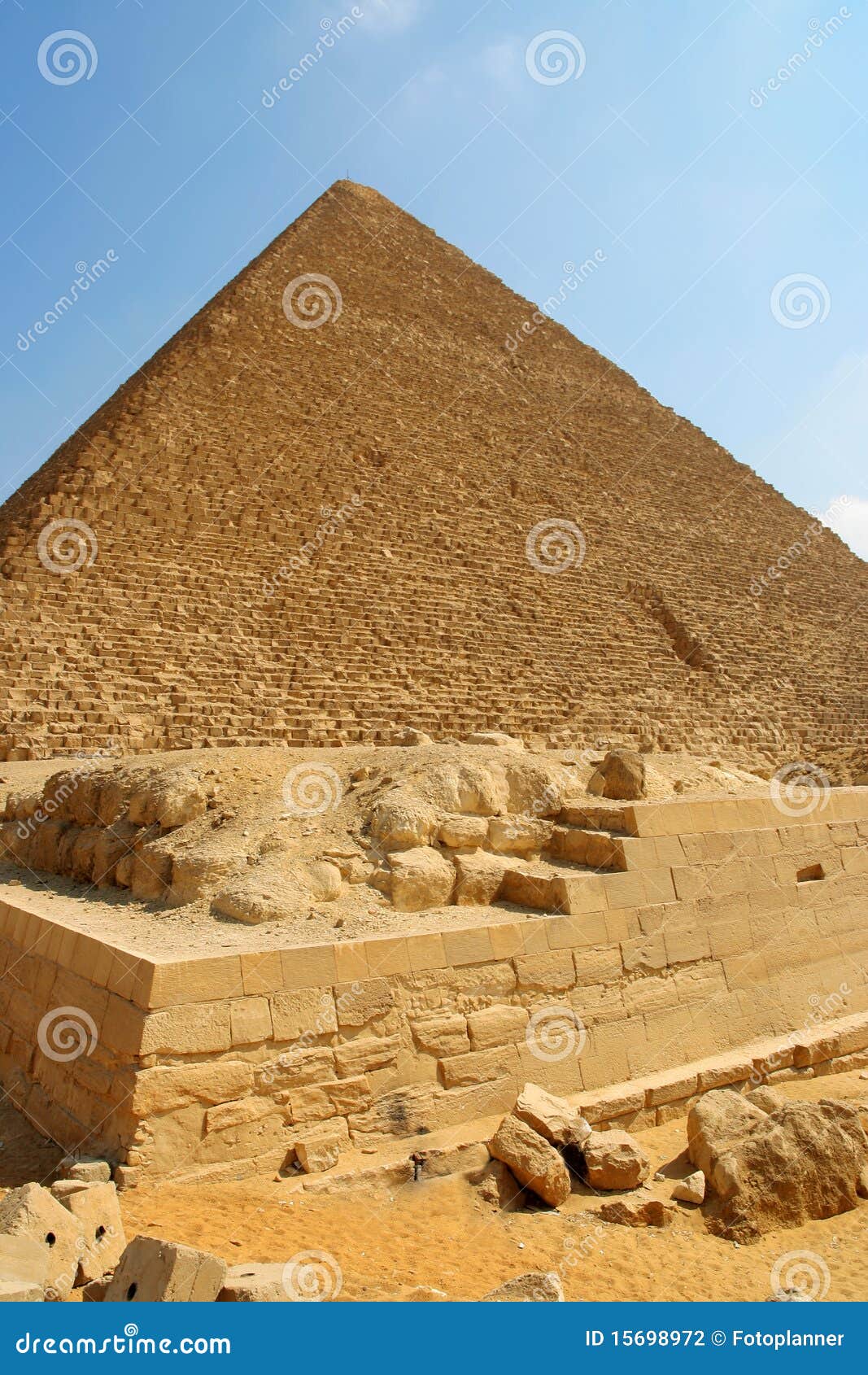 Egyptian pyramid stock photo. Image of culture, egyptian - 15698972