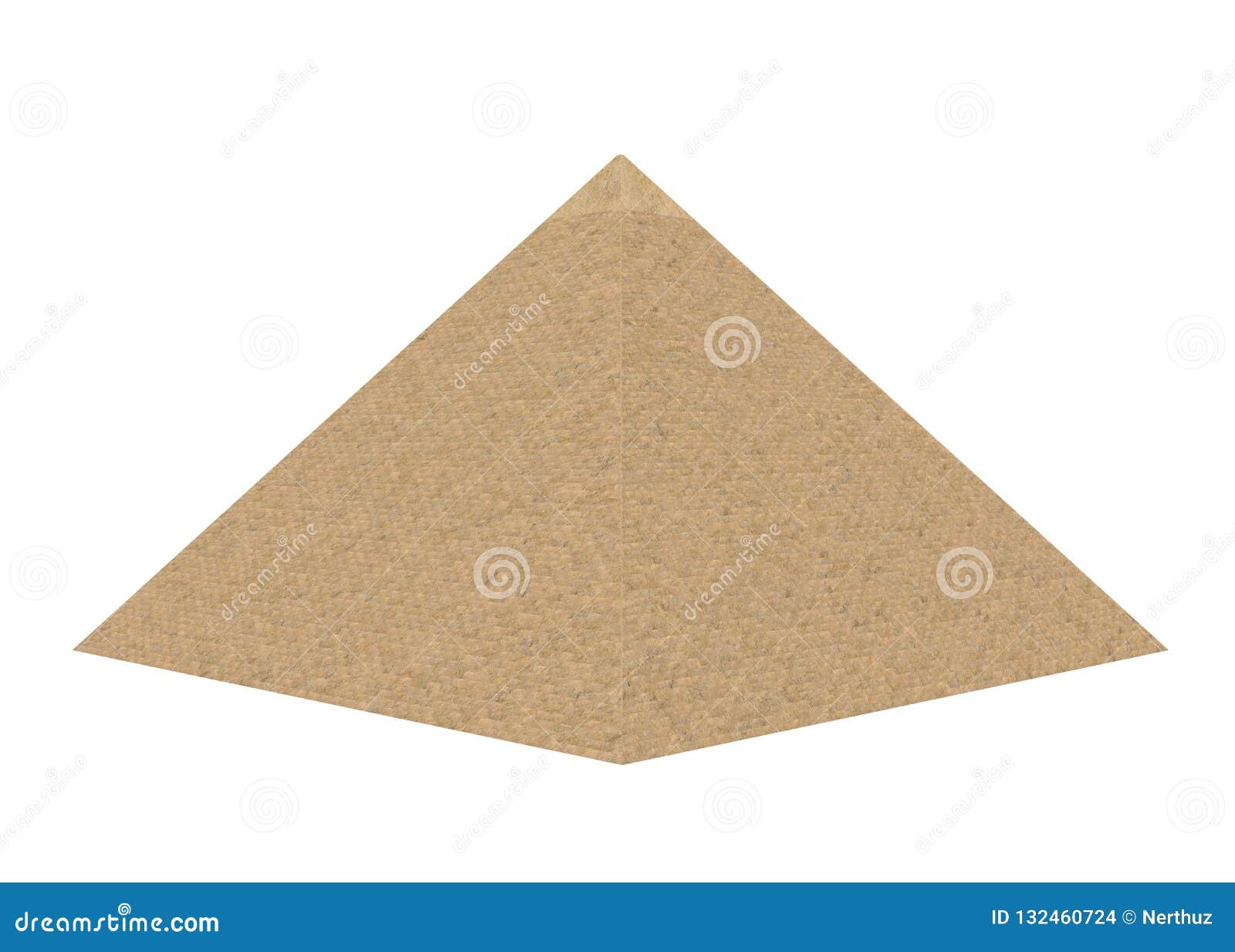 Egyptian Pyramid Isolated stock photo. Image of necropolis - 132460724