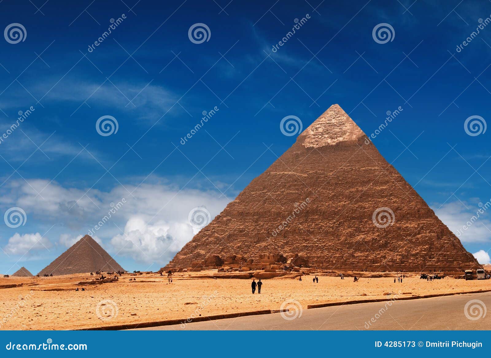 Egyptian pyramids stock image. Image of legacy, civilization - 4285173