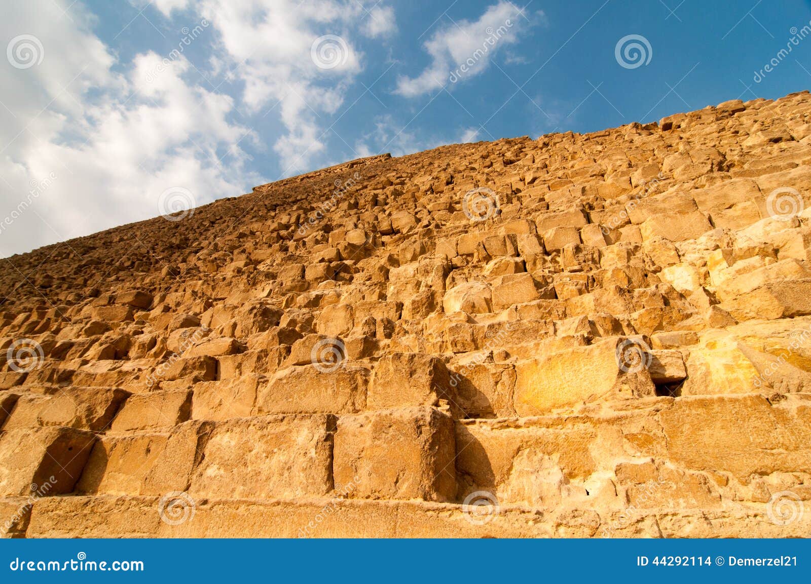 Egyptian Pyramids of the Giza Plateau, Cairo Stock Photo - Image of ...