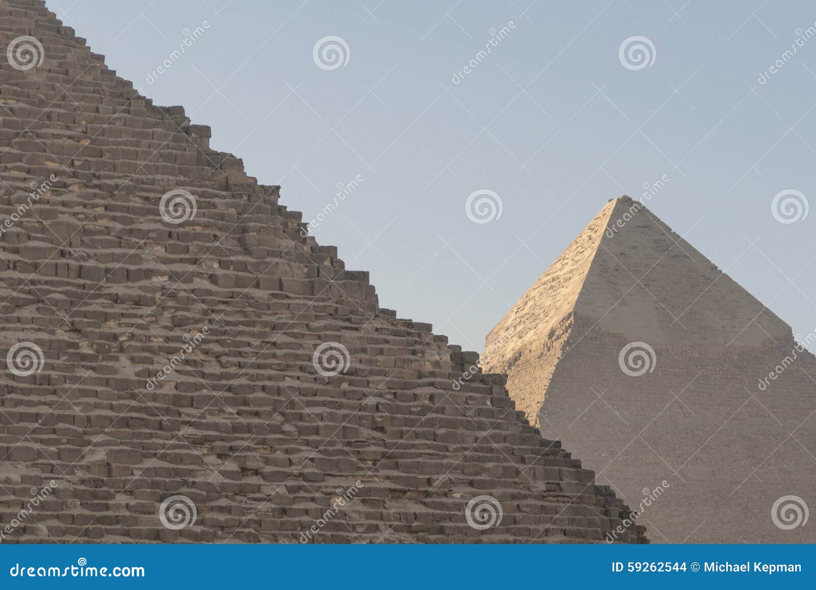 The Egyptian pyramids stock photo. Image of ancient, egyptian - 59262544